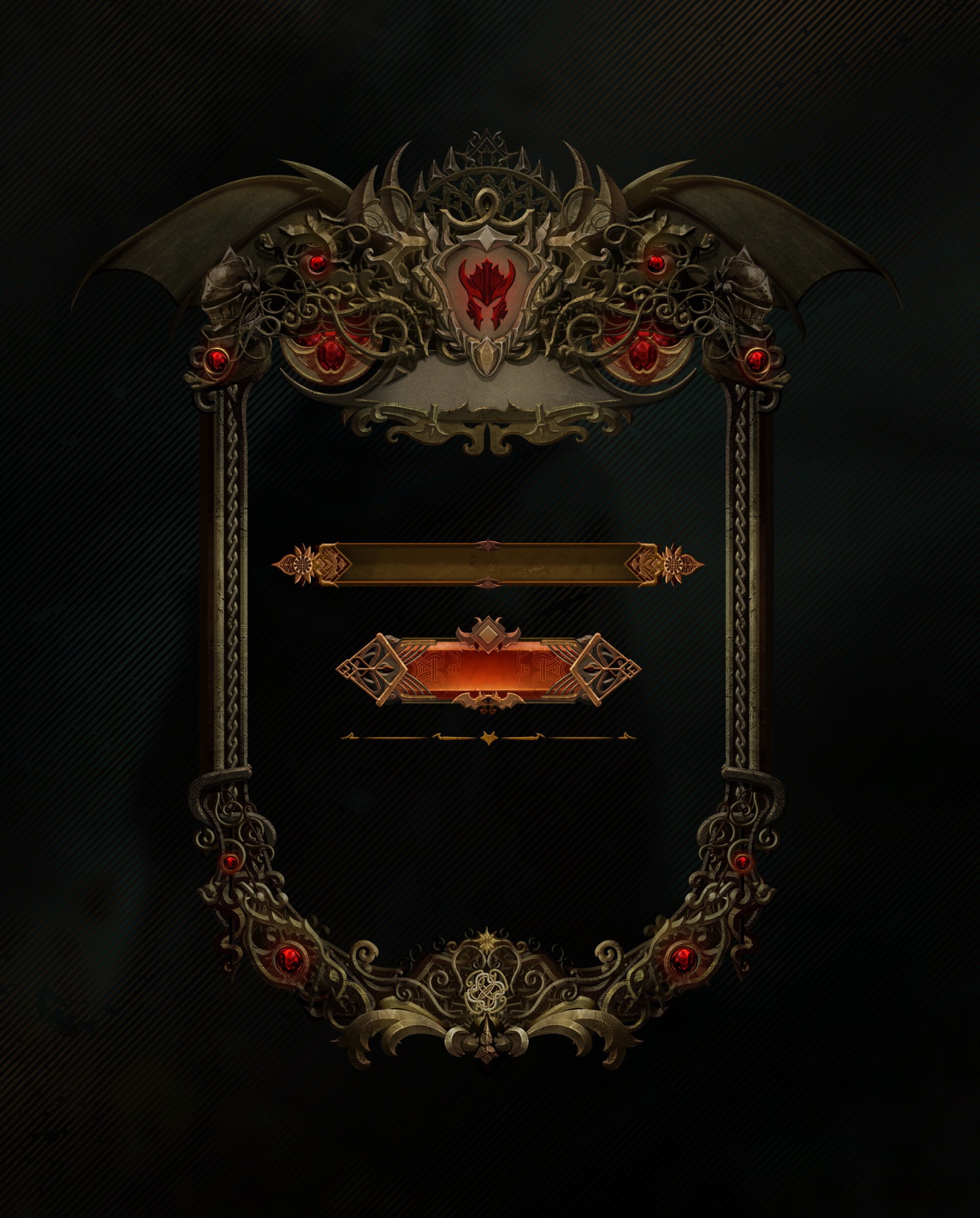 ArtStation - Frame for login screen