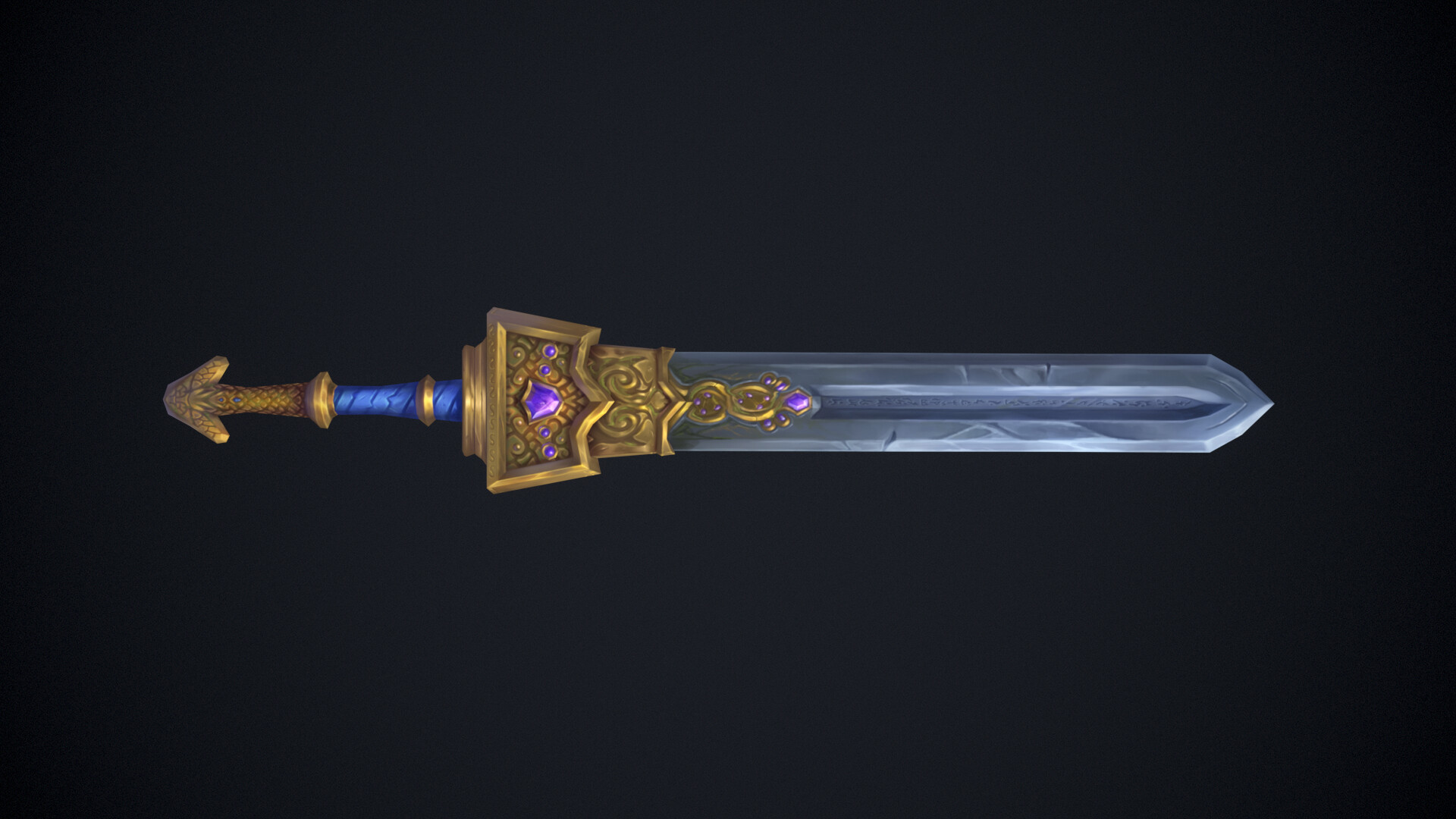 Art of Yağız Kani - Sword of Blaidd | Stylized Sword from Elden Ring