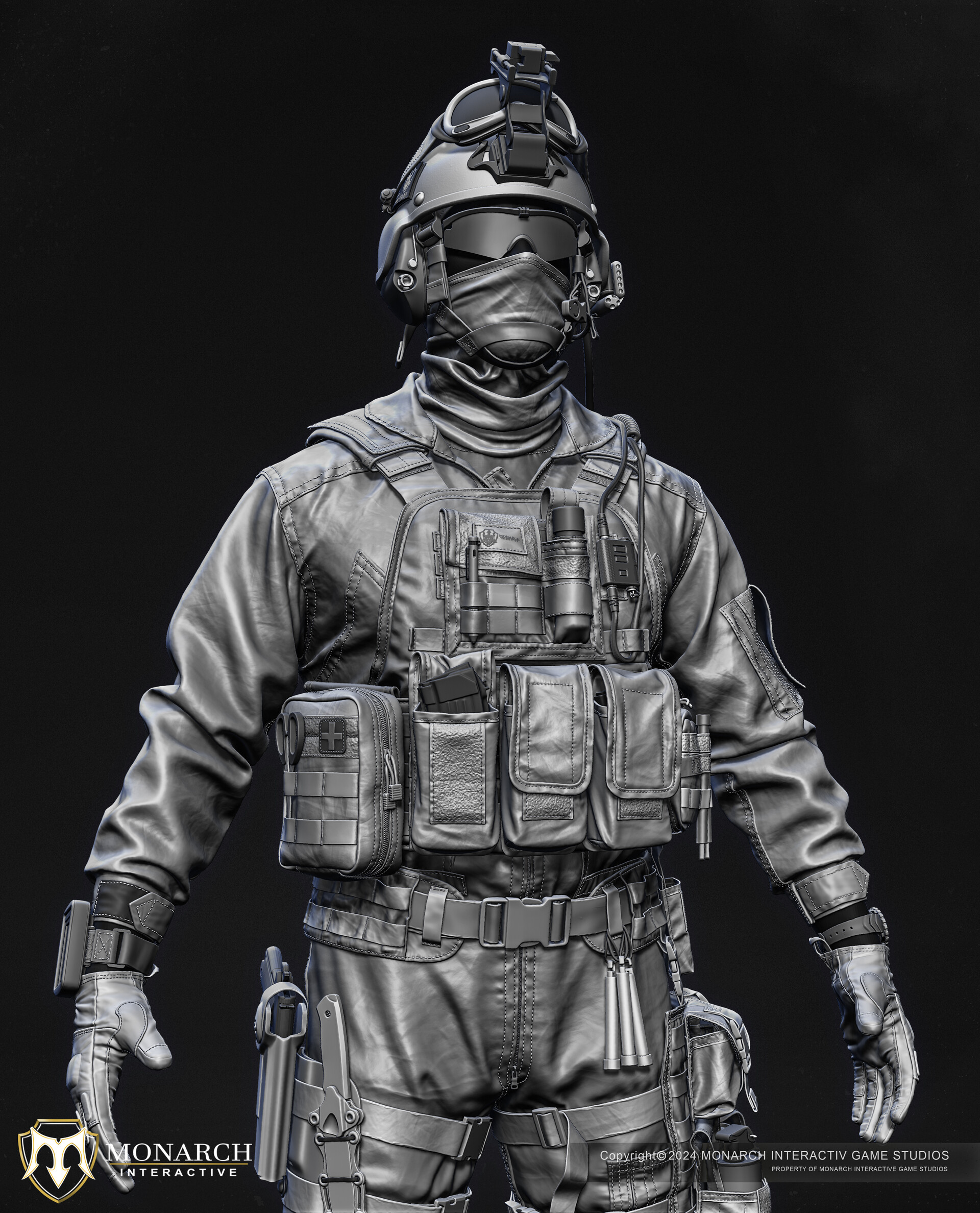 Monarch Interactive Game Studios - Military Soldier | Portfolio - 2024