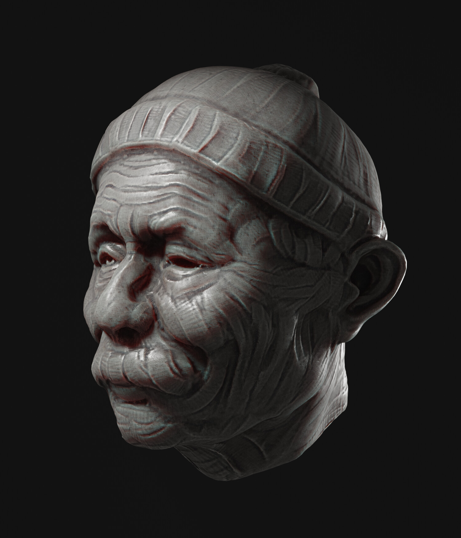 ArtStation - Old man - Sculpt Practice