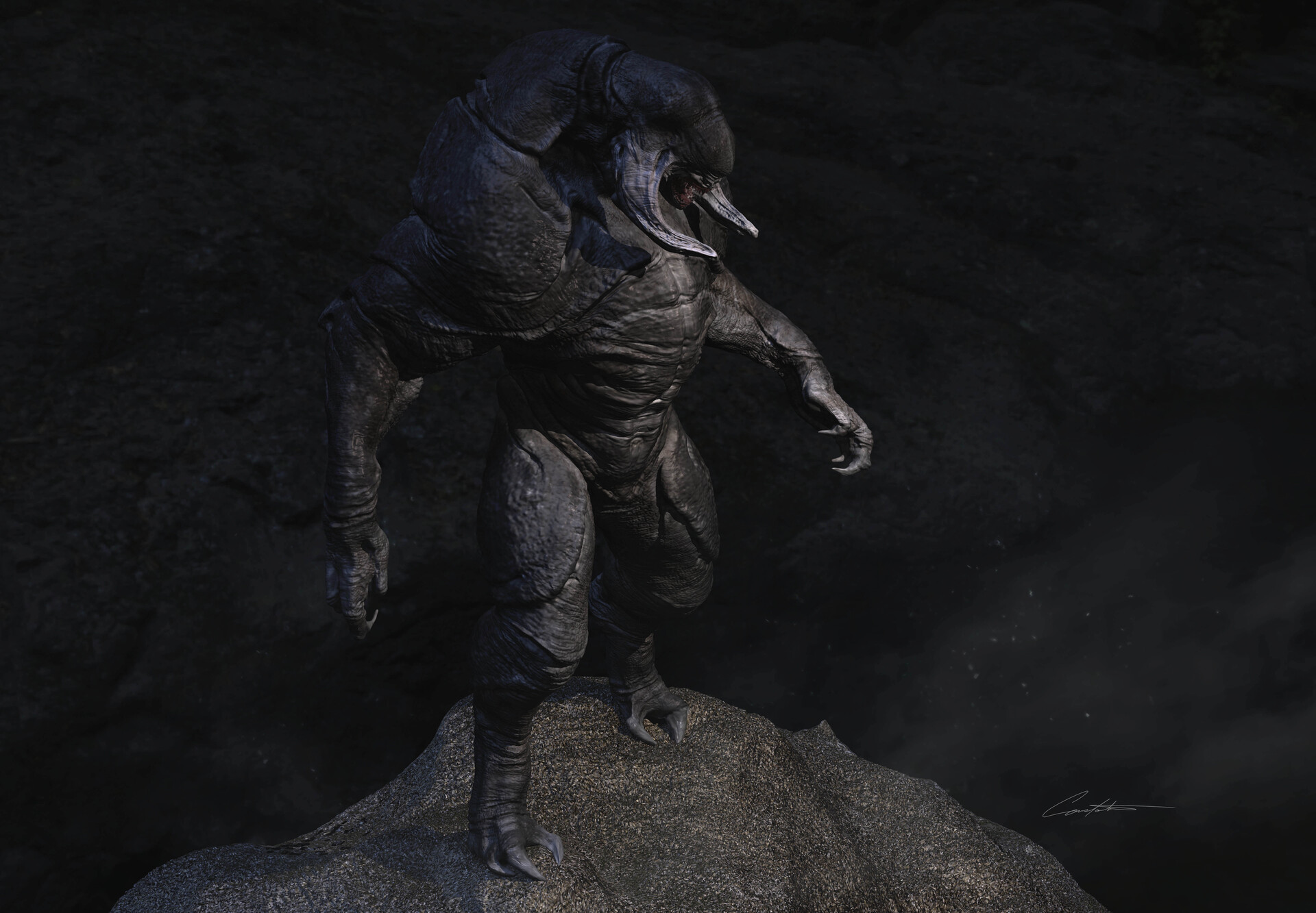 Constantine Sekeris - Monolith Centinal Creature Design (Project never ...