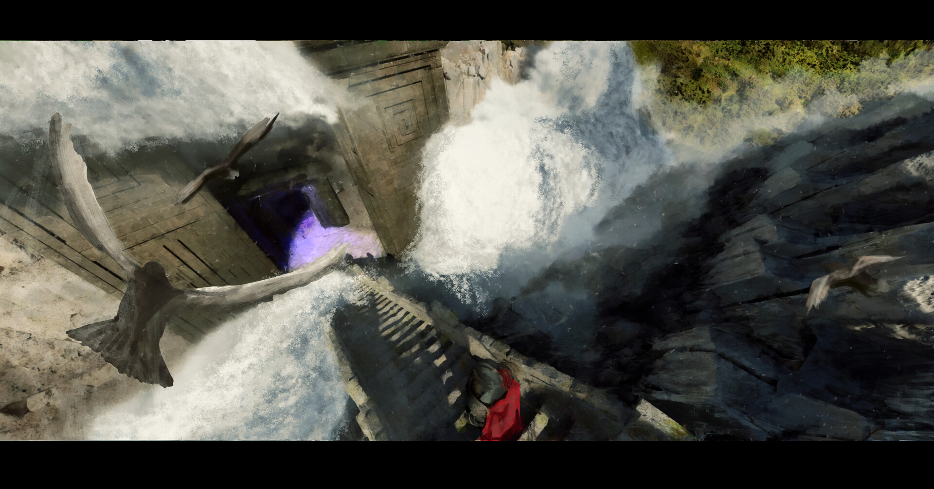 ArtStation - stairs leading to crypt