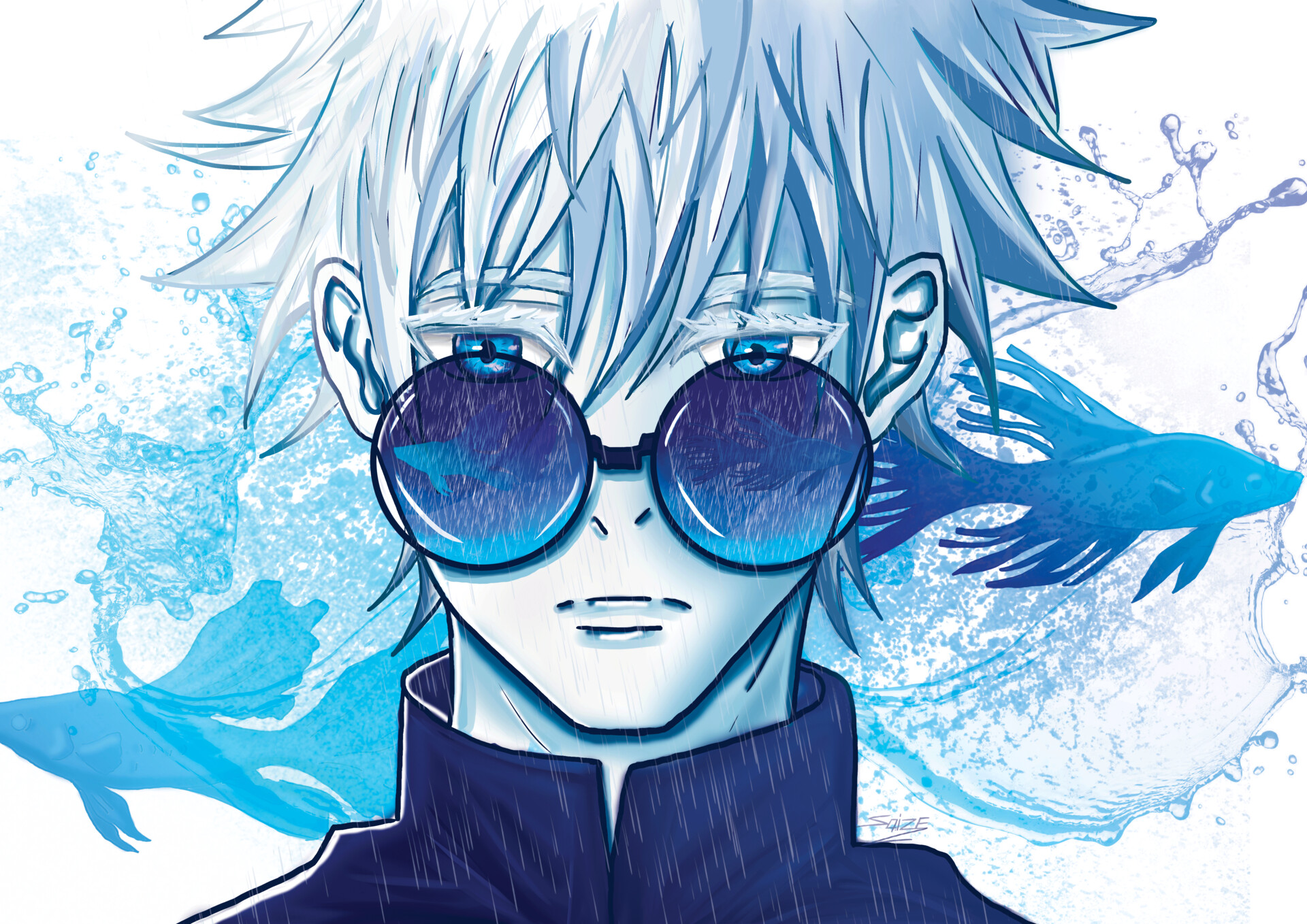 ArtStation - Gojo Satoru (Jujutsu Kaisen)