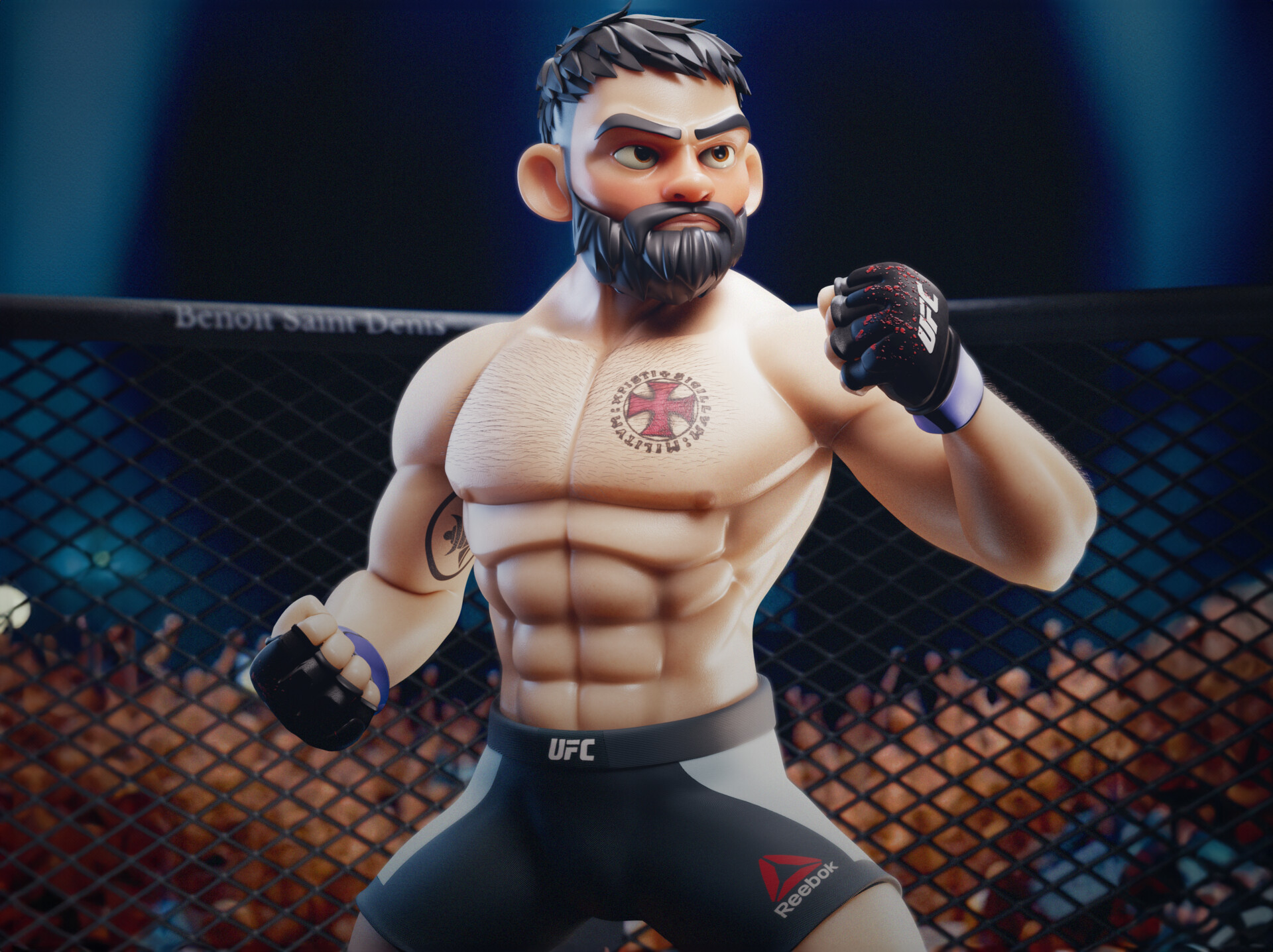 ArtStation - Benoit Saint Denis - UFC FanArt