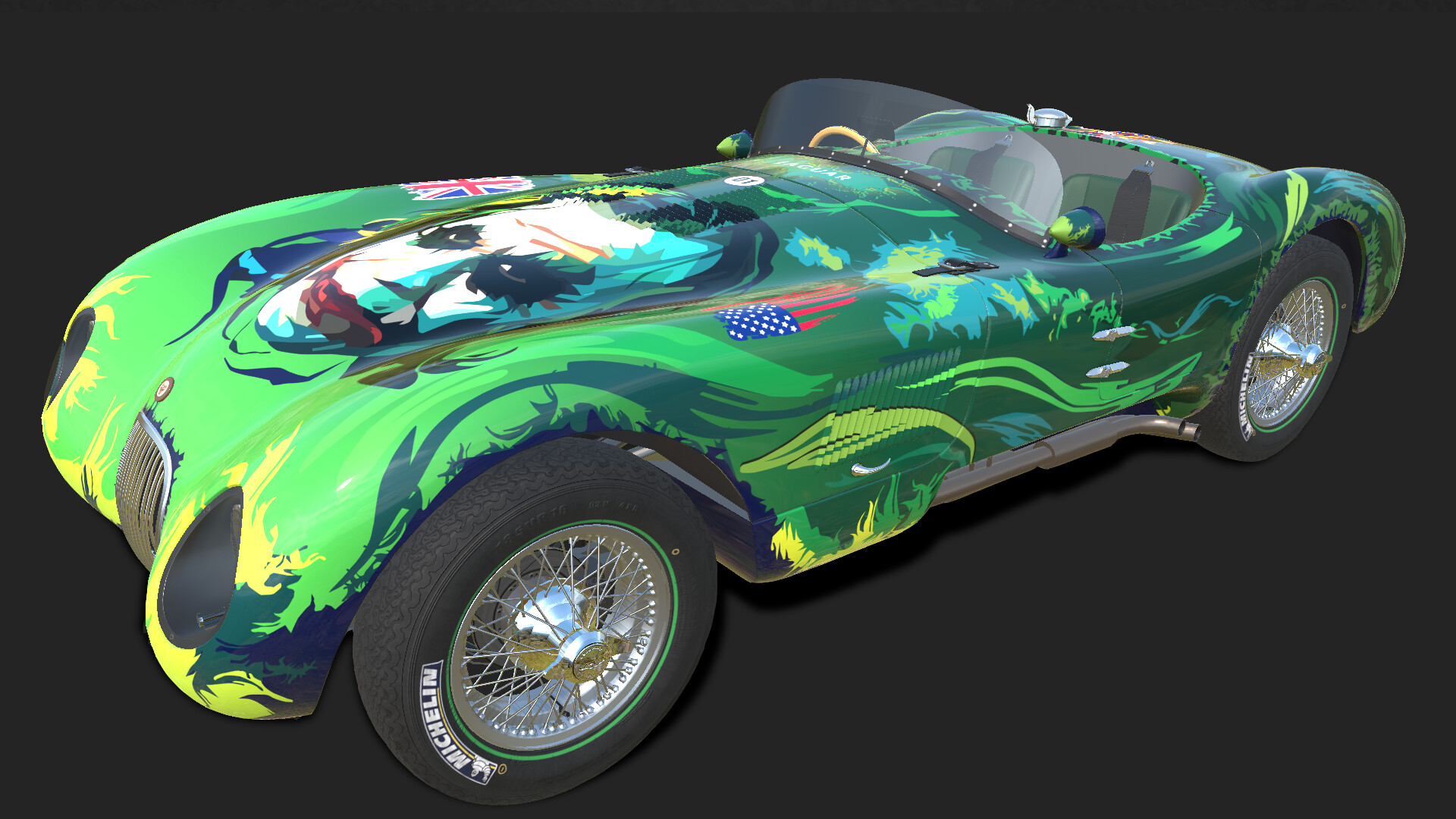 ArtStation - Automotive vehicle modeling texturing work UI car