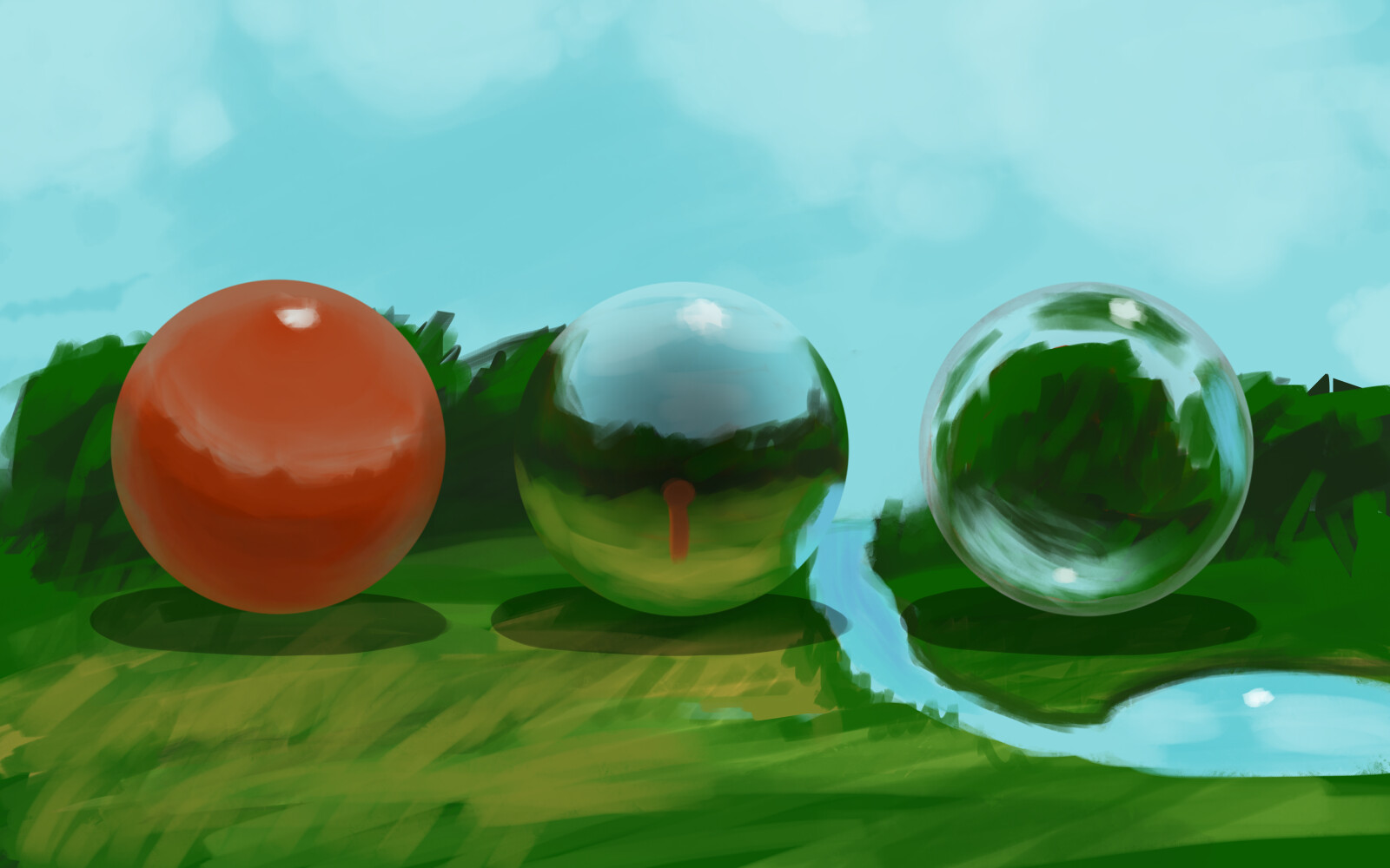 ArtStation - Materials study work