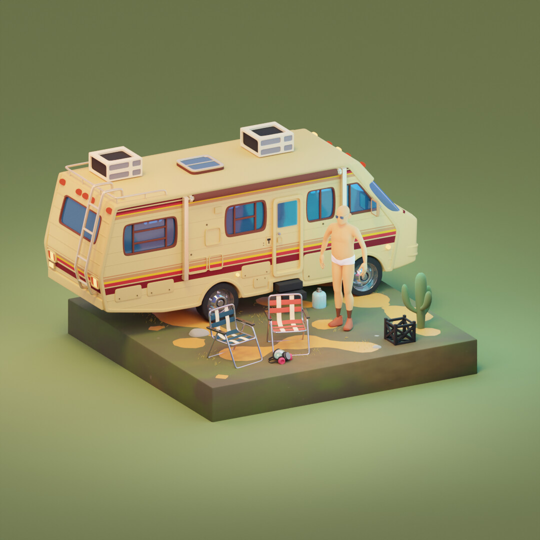 ArtStation - BREAKING BAD SCENE