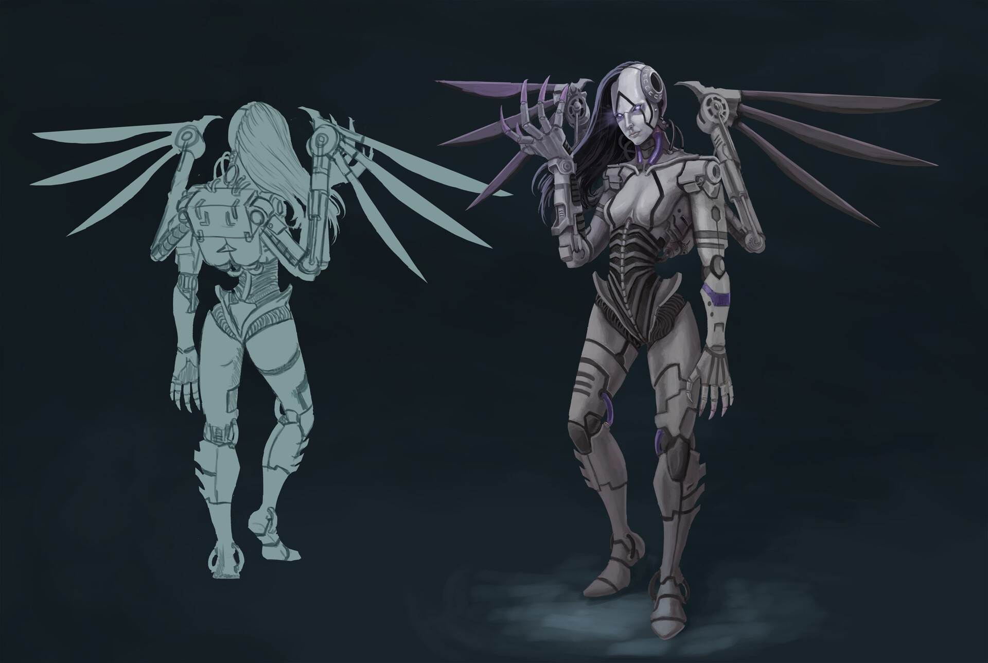 ArtStation - Android Character Concept