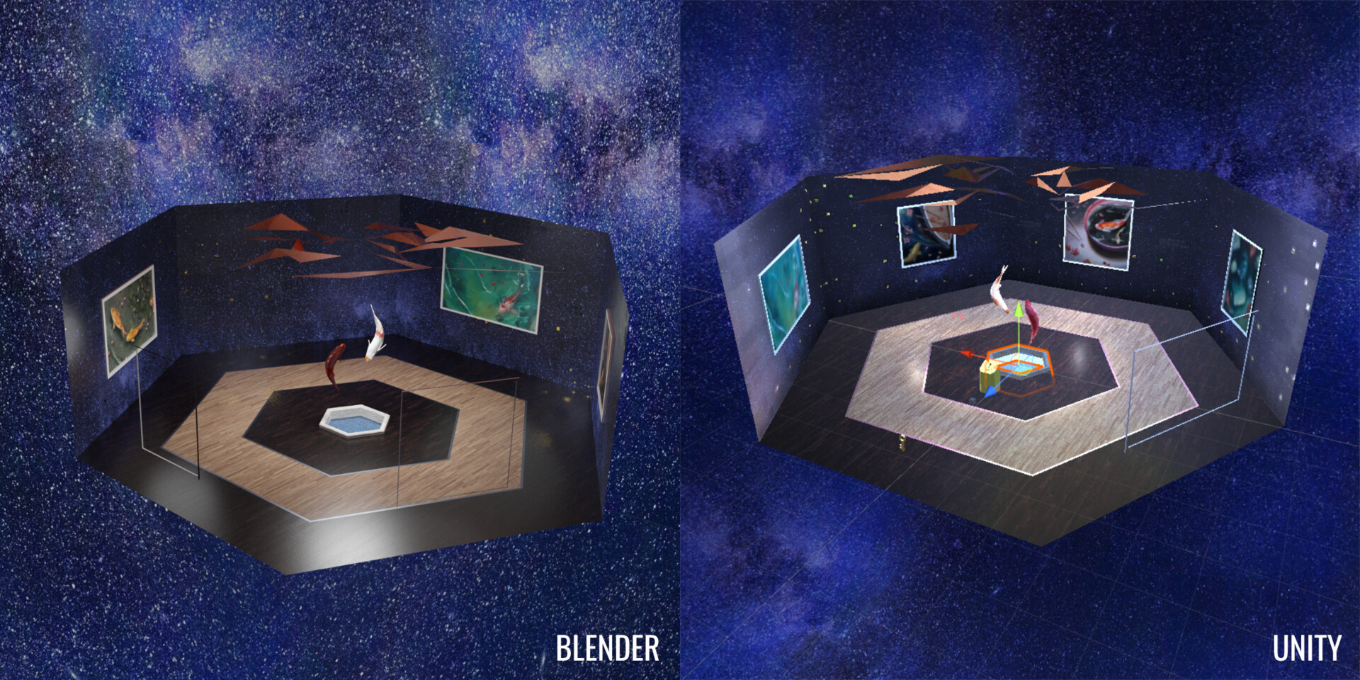 ArtStation - Koi Astra :: Unity VR from Blender - First Test