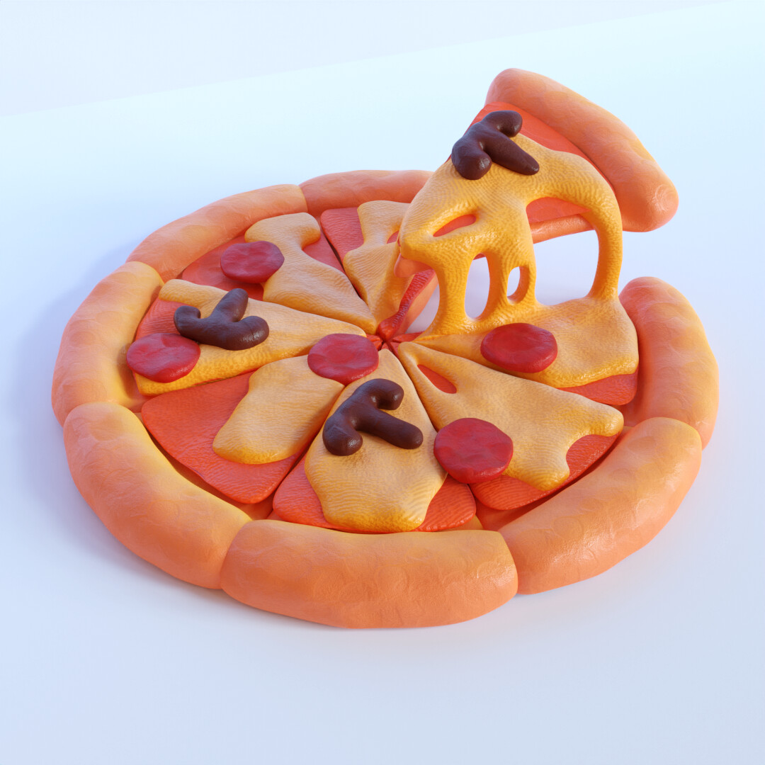 ArtStation - Plasticine Pizza