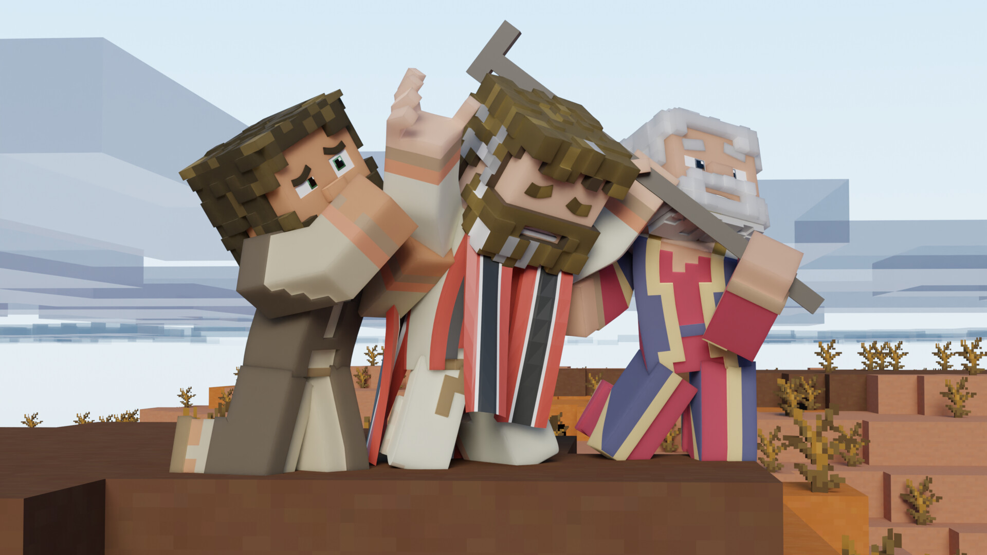 ArtStation - Moses in a Minecraft Realm