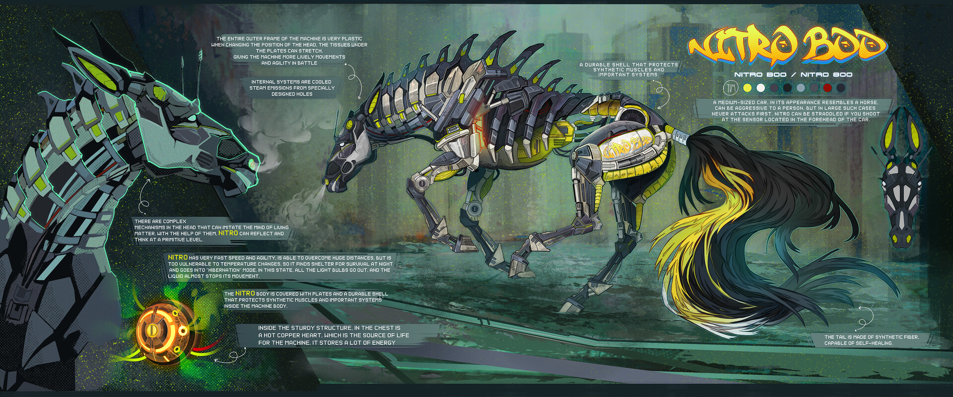 ArtStation - A mechanical horse