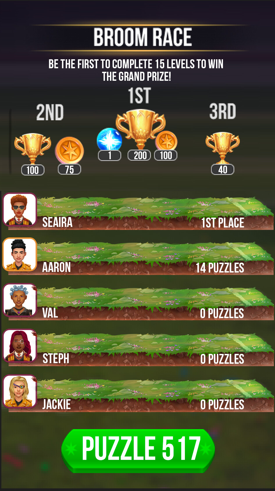 Tim Kaminski - Broom Race