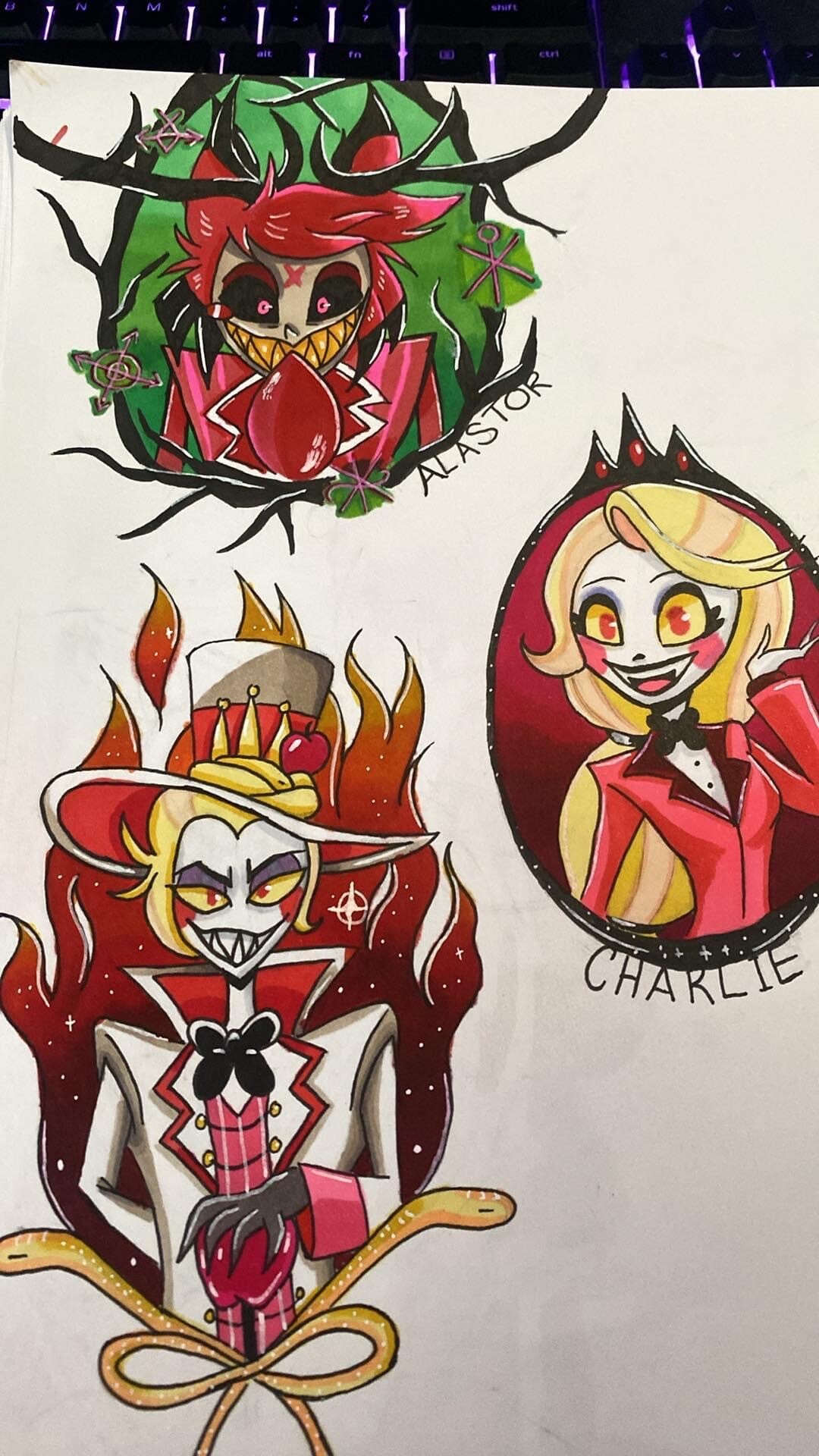 ArtStation - Hazbin Hotel Fan art 💫🔥