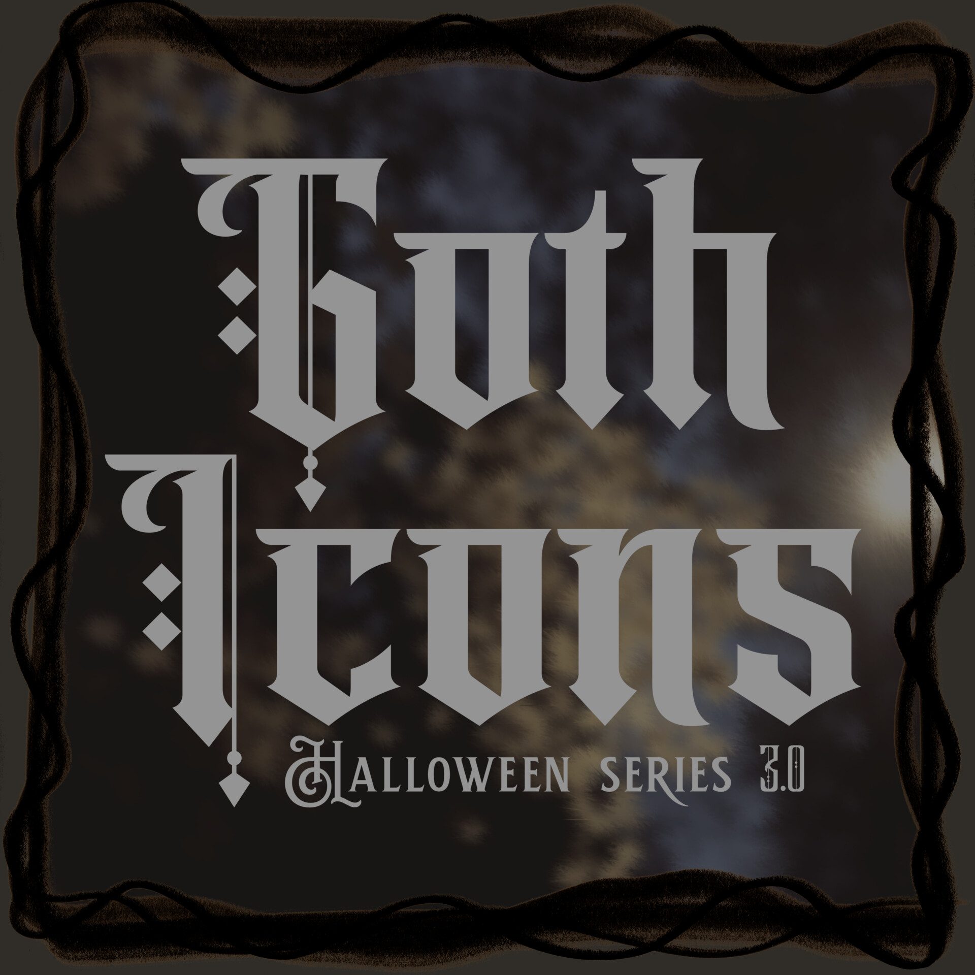 ArtStation - Halloween Series III - Goth Icons (WIP)