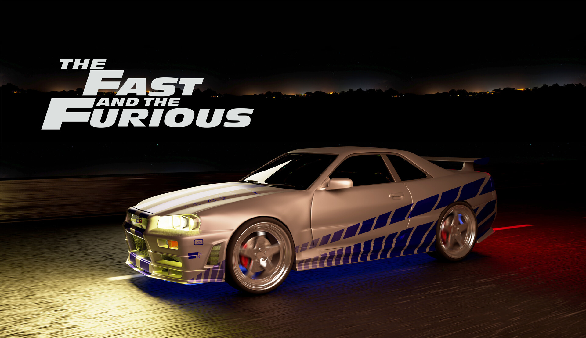 ArtStation - PAUL WALKER GTR concept