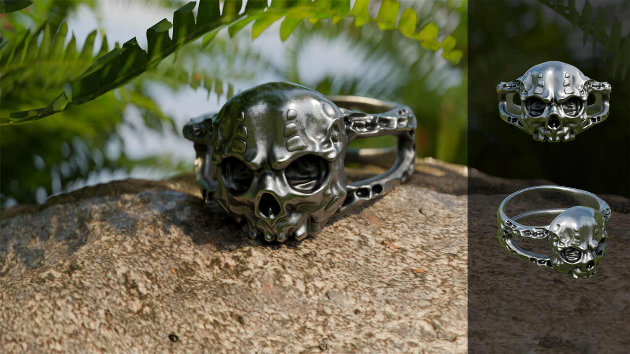 ArtStation - Skull Ring