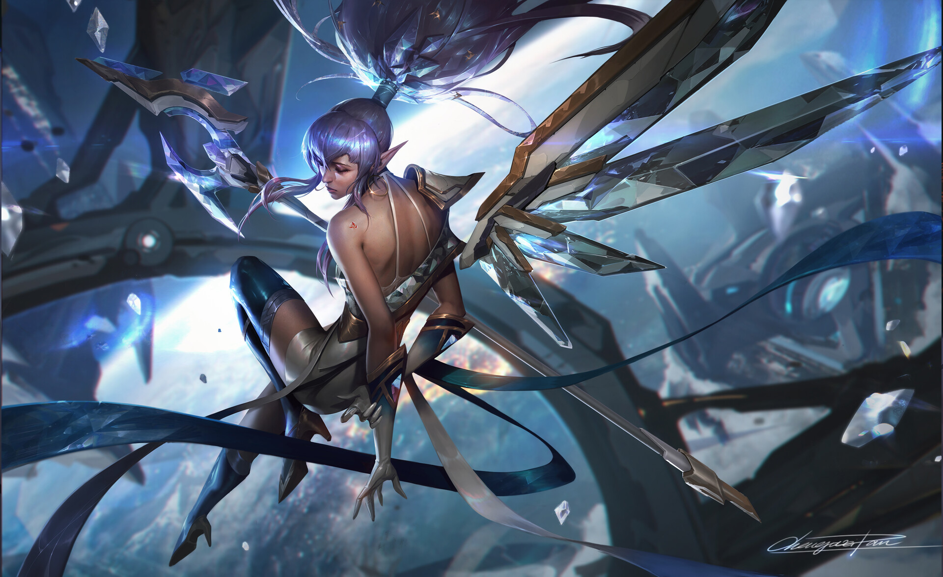 ArtStation - PRESTIGE CYBER HALO JANNA fan art for my 2024 class