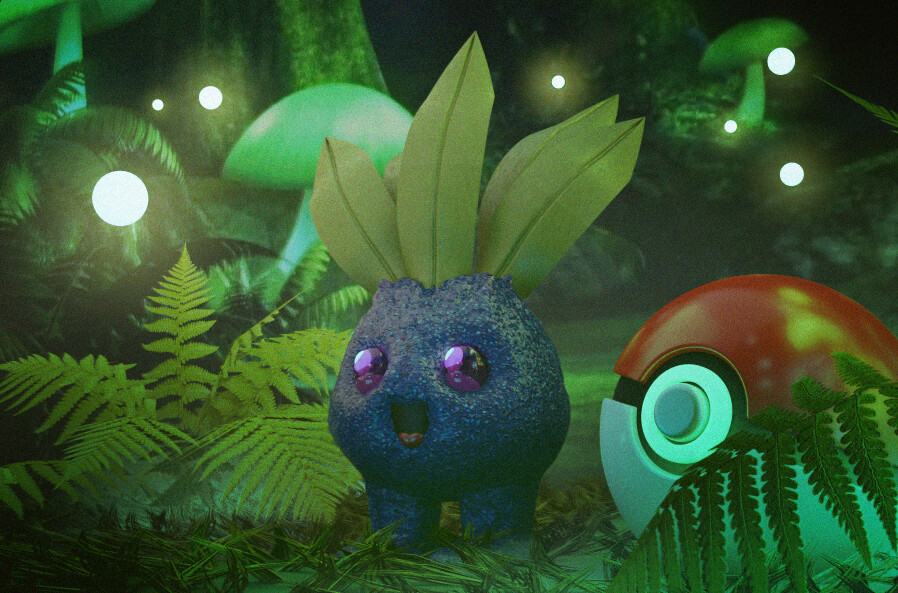 ArtStation - FanArt Pokemon Oddish