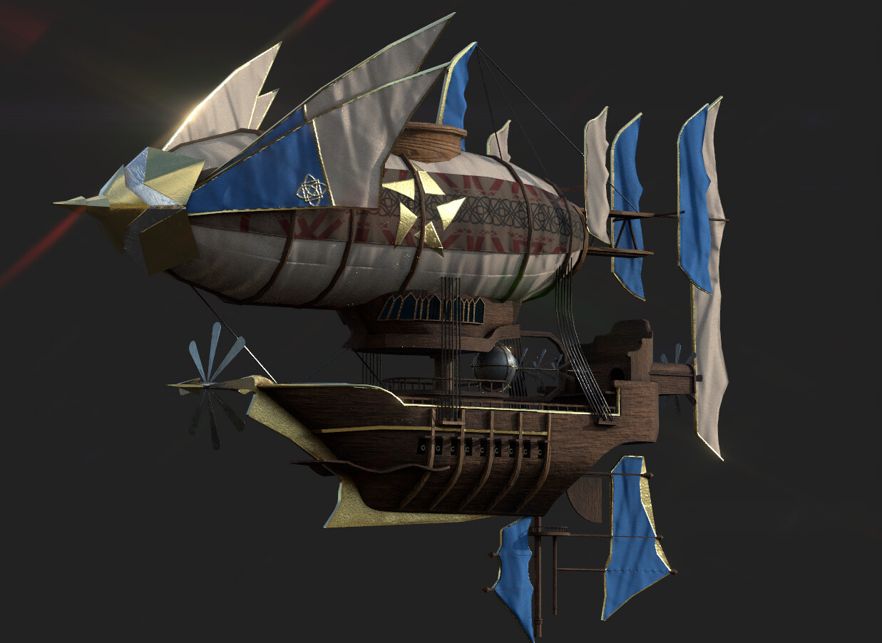 ArtStation - Flying Ship