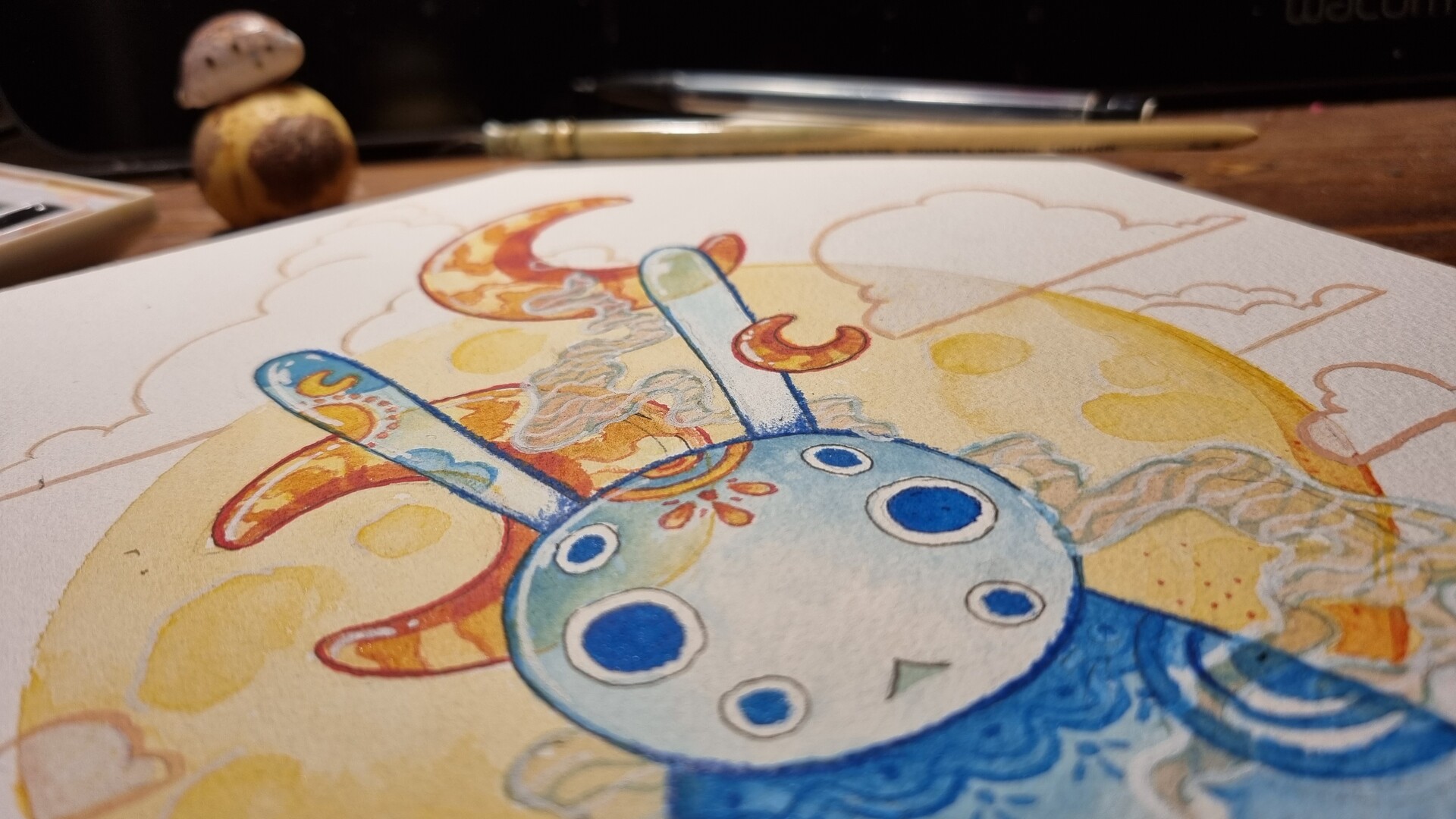 ArtStation - Traditional Watercolor & Ink