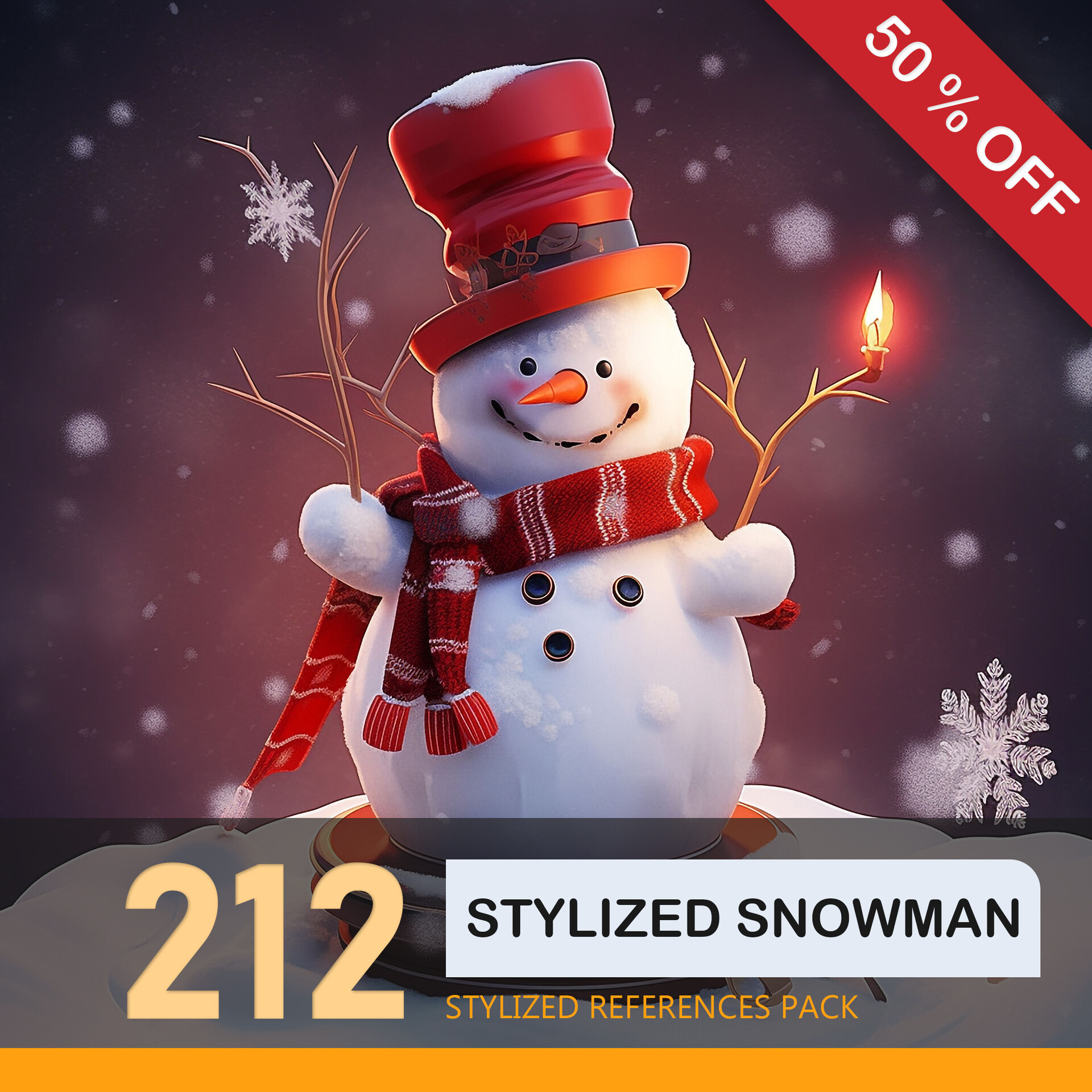 ArtStation - Get a 50% off on over 2000 images -Stylized winter ...