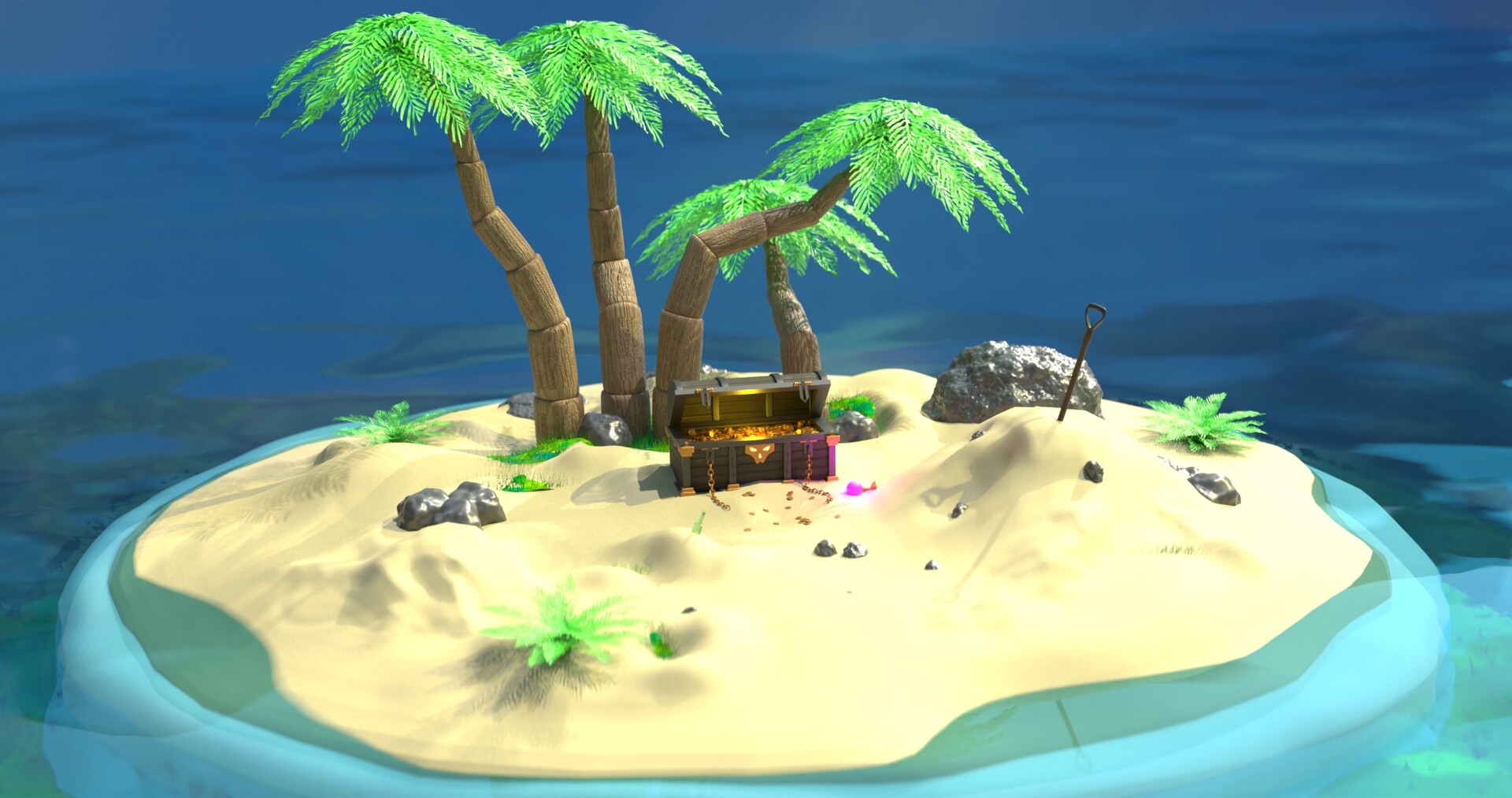 ArtStation - Island chest