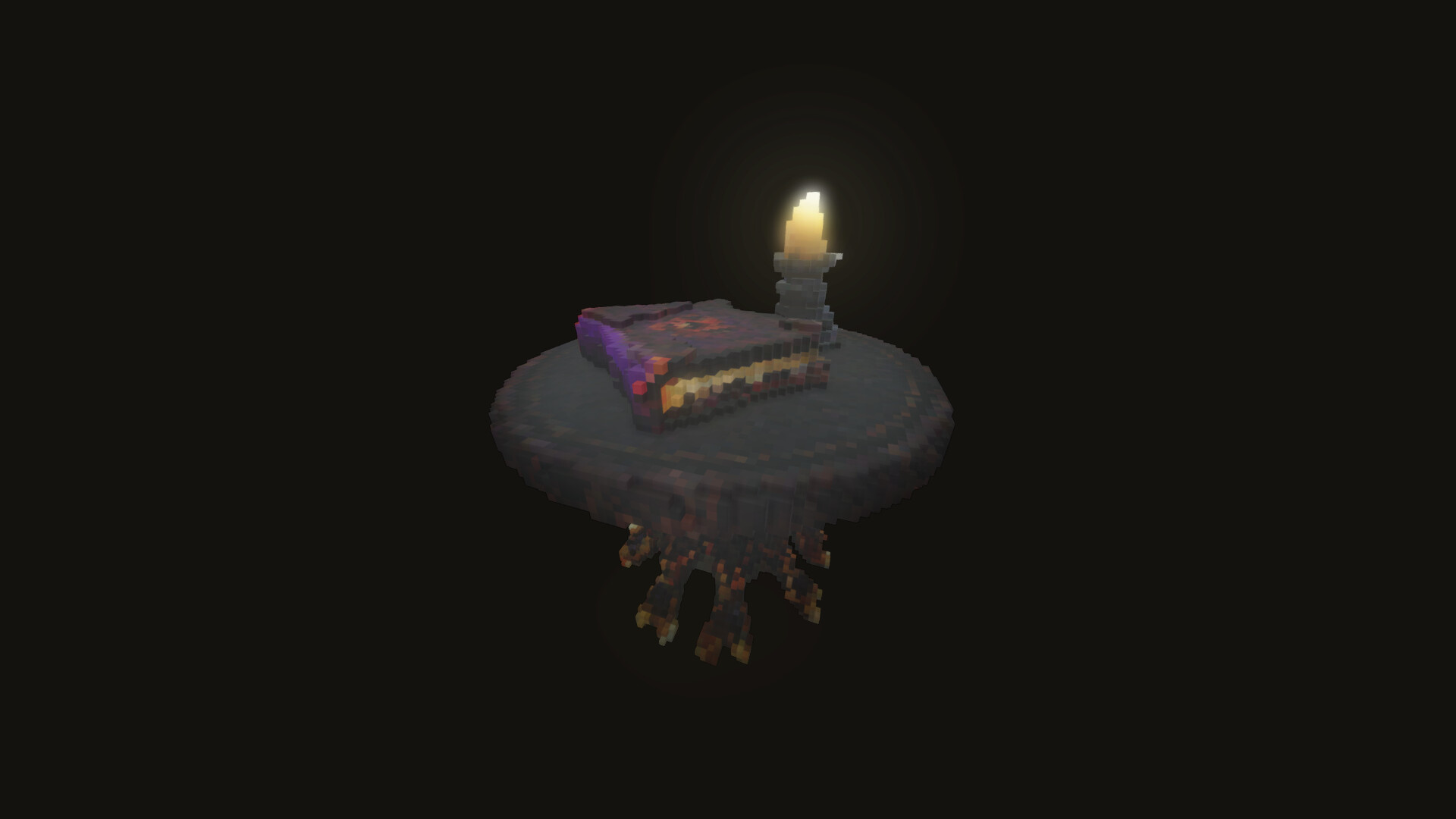 ArtStation - Ancient Table / Voxel Style