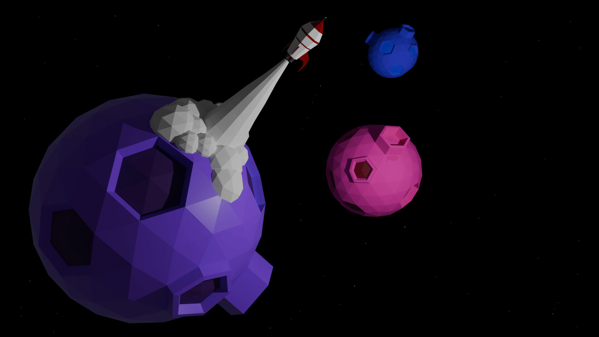 ArtStation - Rocket taking off