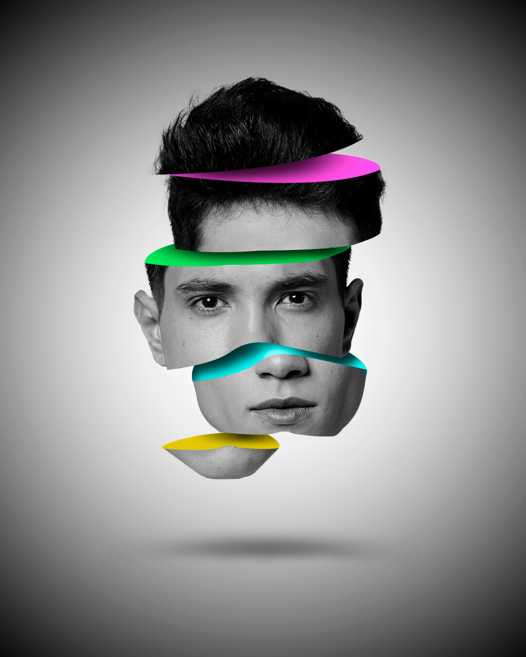 ArtStation - face Slice effect