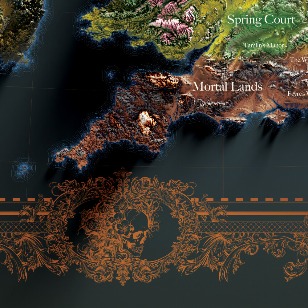 Grant Hansen - 3D Relief Map of Prythian