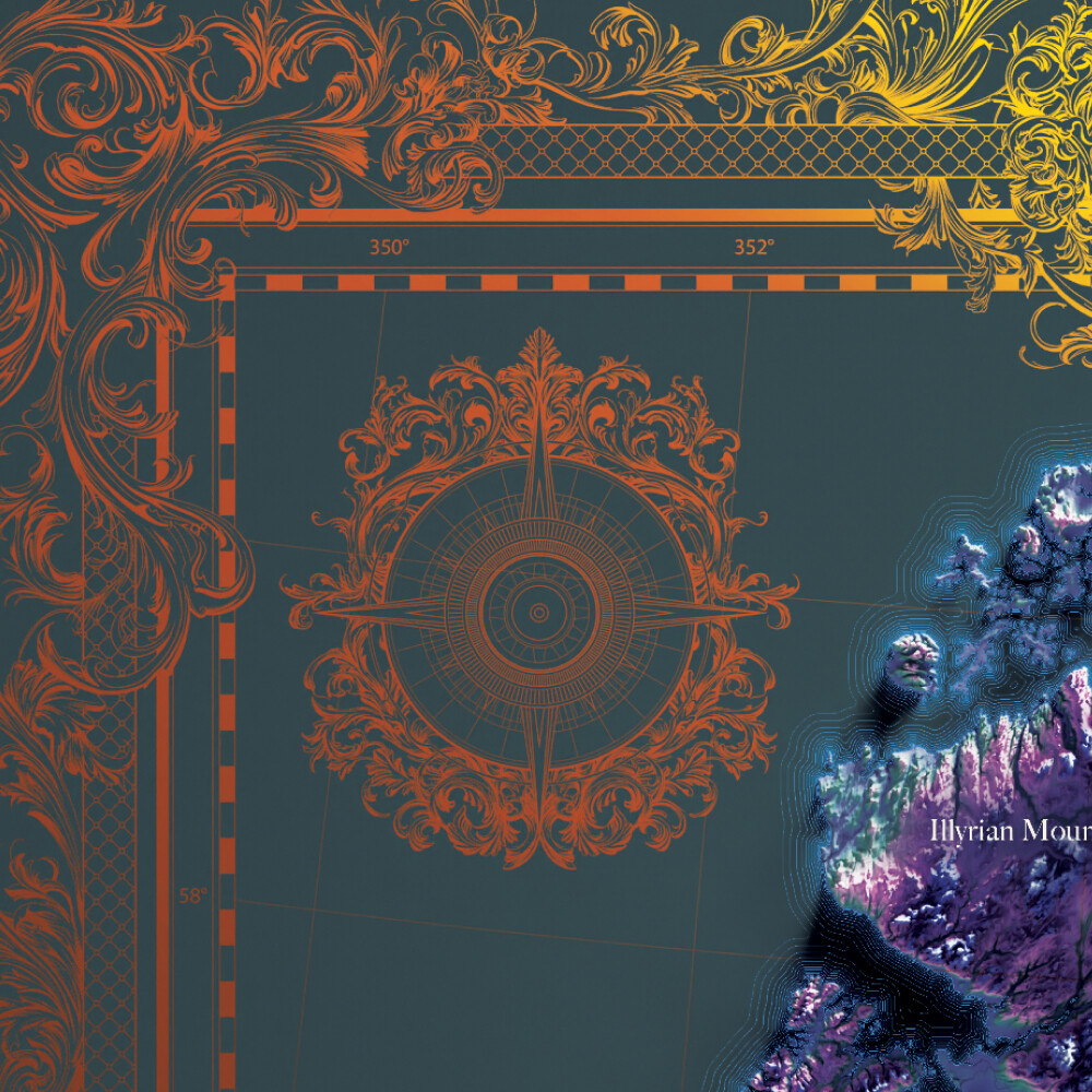 Grant Hansen - 3D Relief Map of Prythian