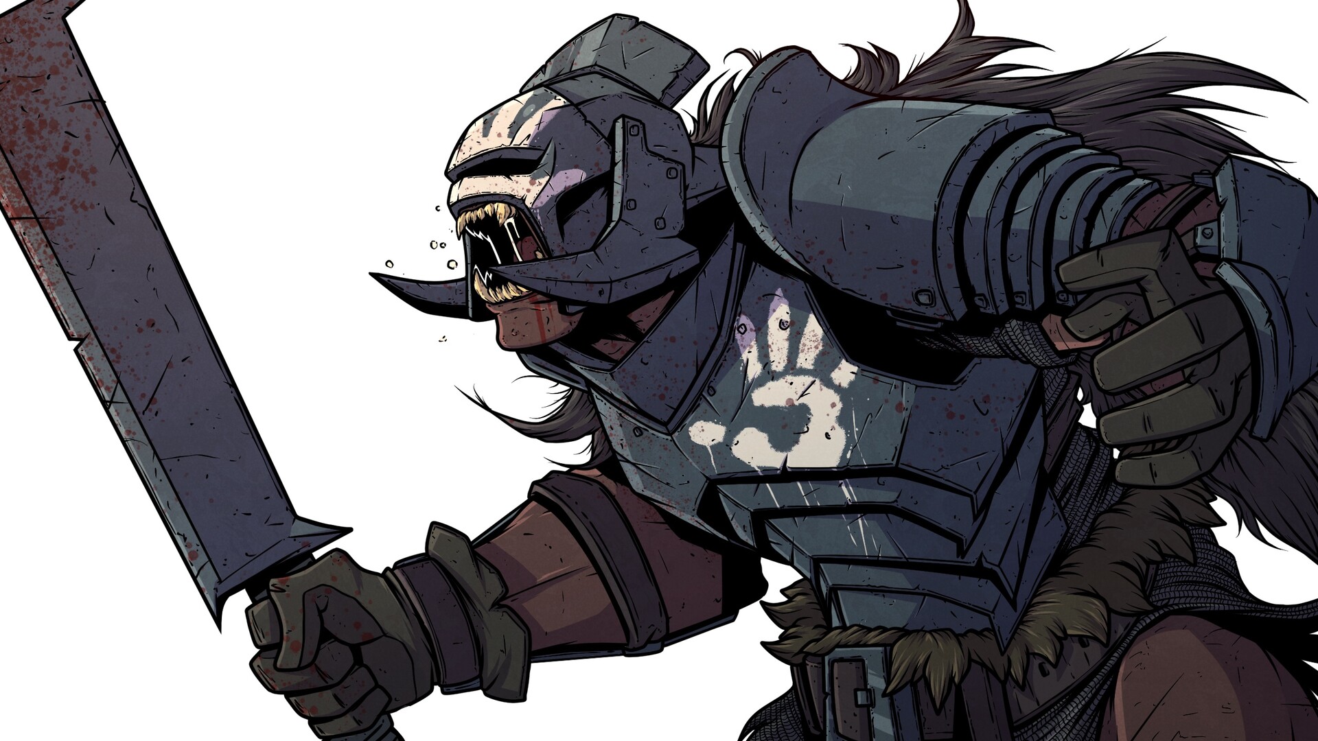 Irlander Illustrations - Uruk Hai Warrior