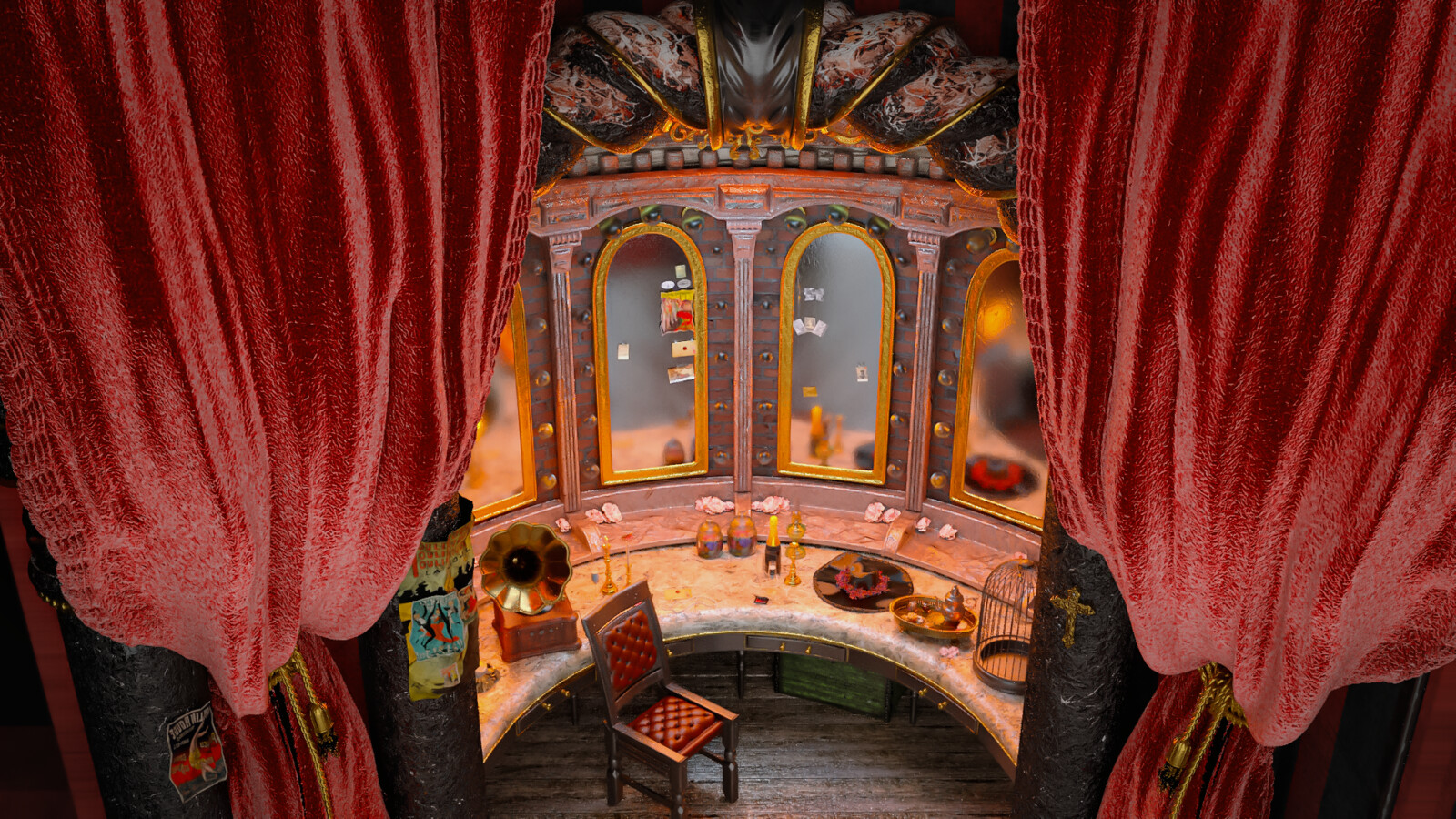 Pascal Andersson - Final Year Image - Moulin Rouge Dressing Room (2nd ...