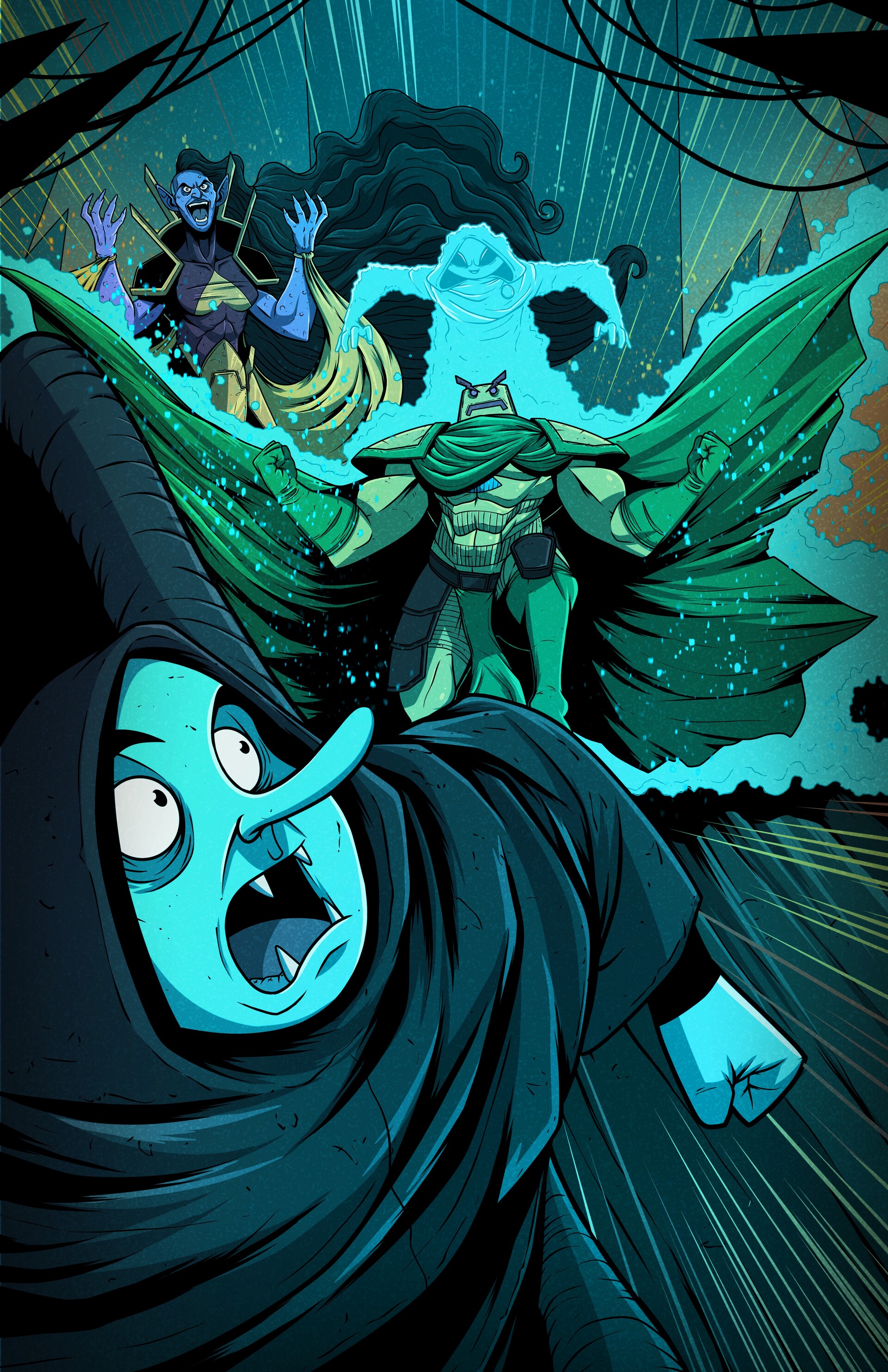 Irlander Illustrations - Pages From DLOD Book 4