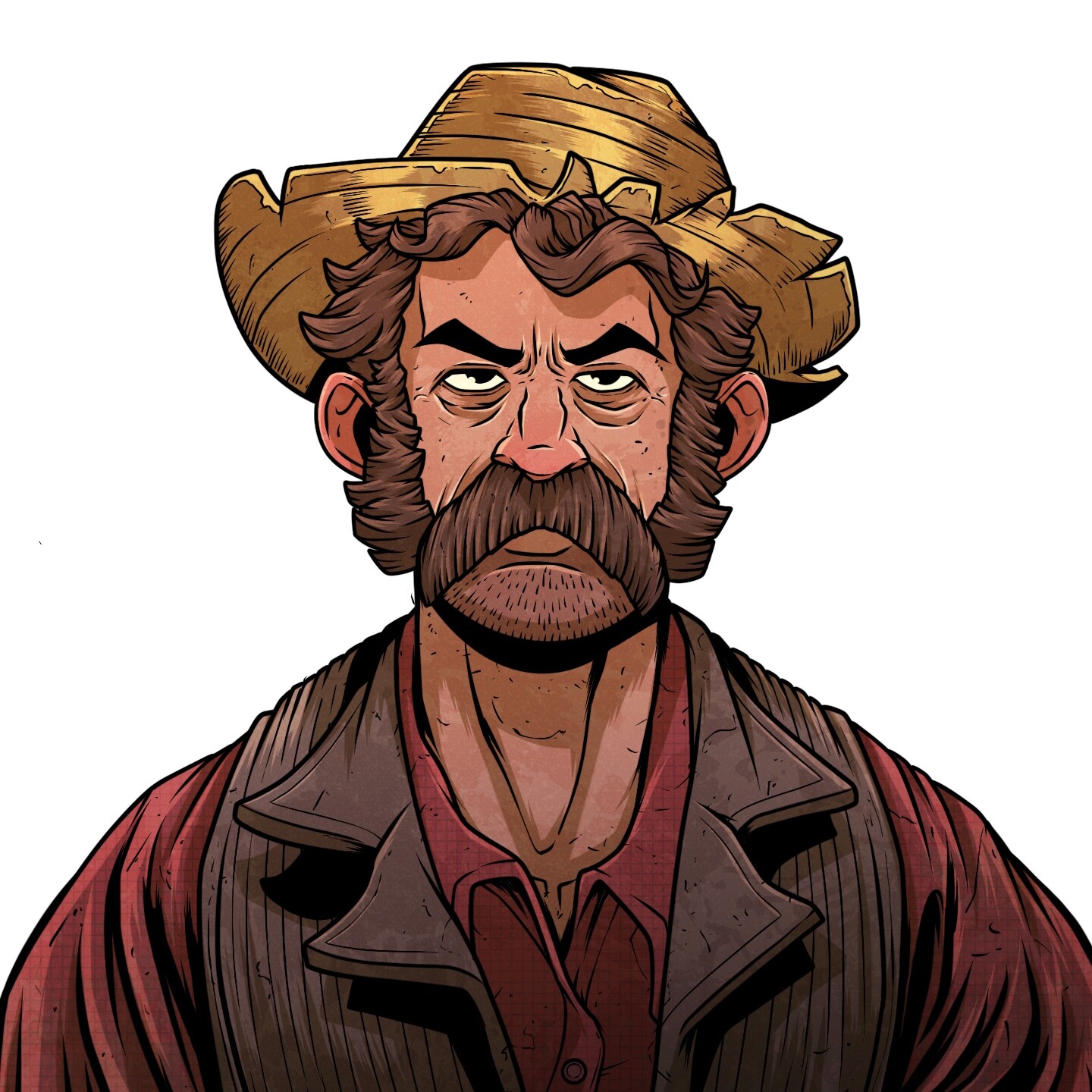 Irlander Illustrations - Character Design - Farmer