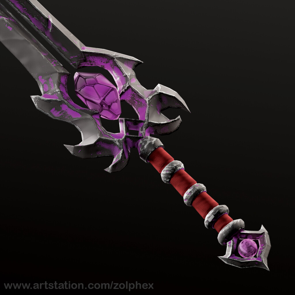 ArtStation - Sakura Kirameki no Ken (桜煌きの剣) - Cherry Blossom Radiance Sword