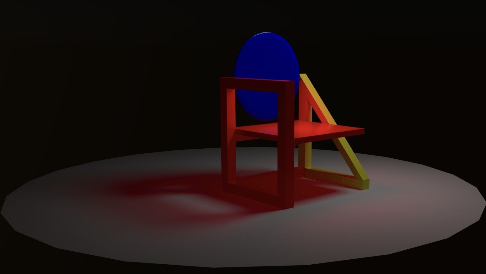 ArtStation - Cubista movement chair