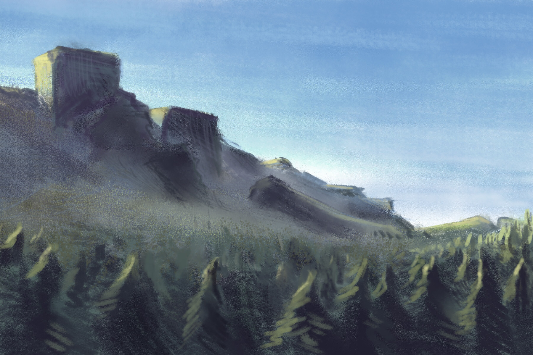ArtStation - Escarpment Doodle