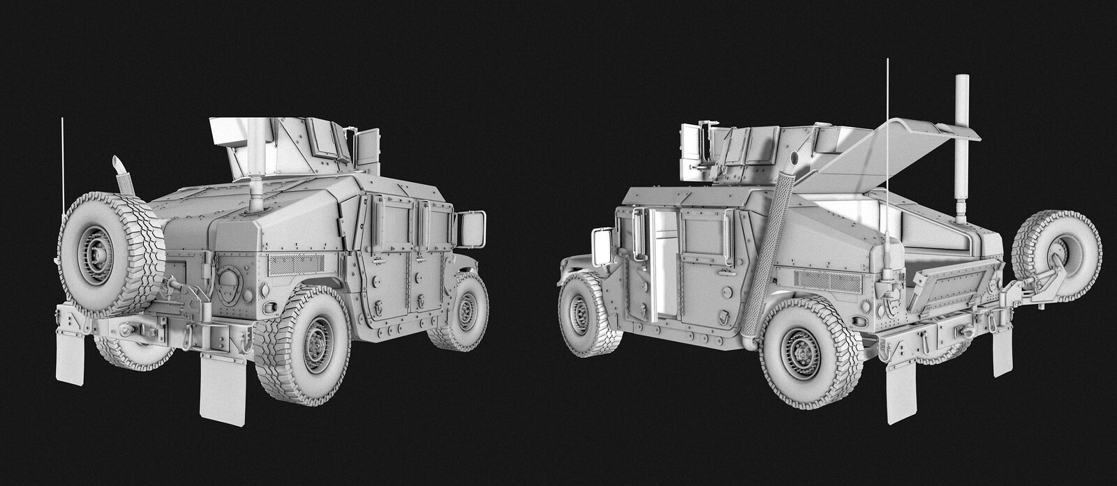 Zubair (Zig) I. - M1151A1 Humvee & MCTAGS Turret Cuppola - WIP