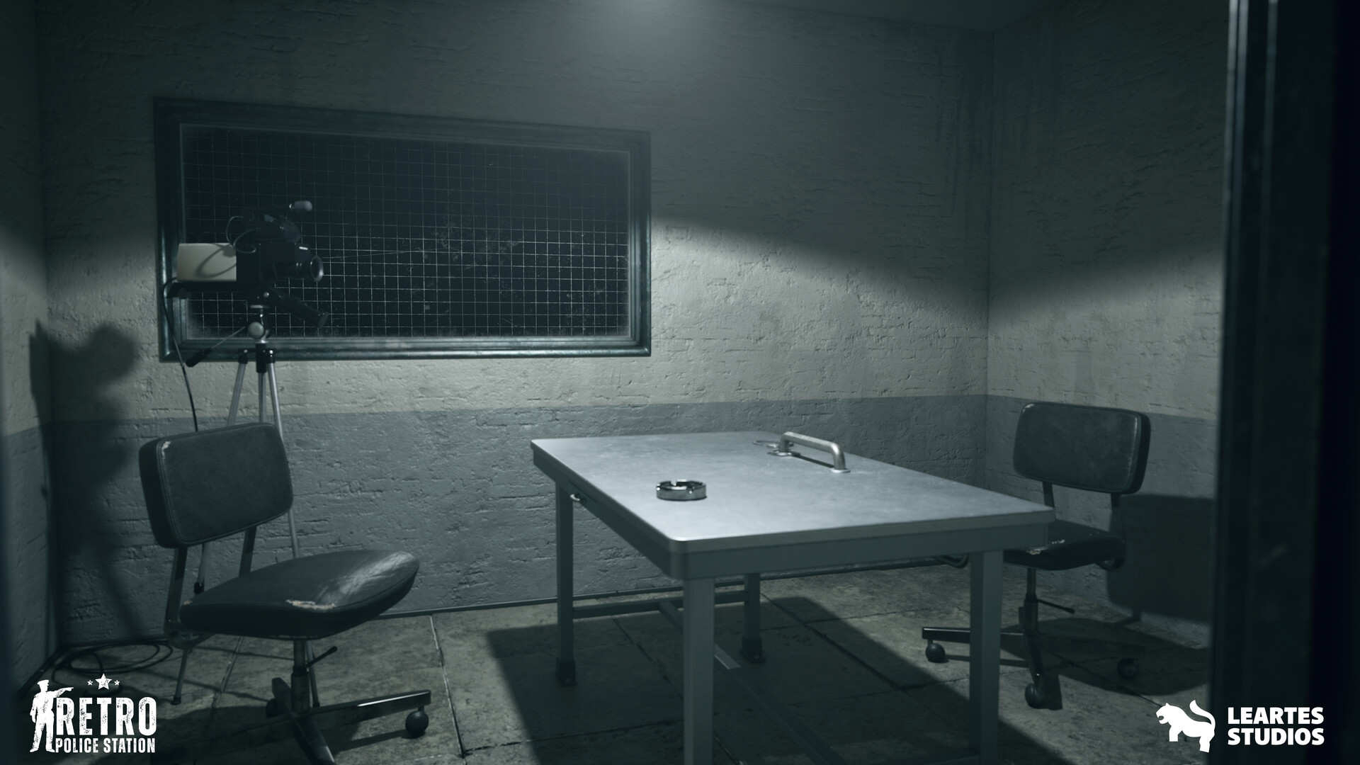 Pablo Pozo - Retro Police Station / Interrogation Table