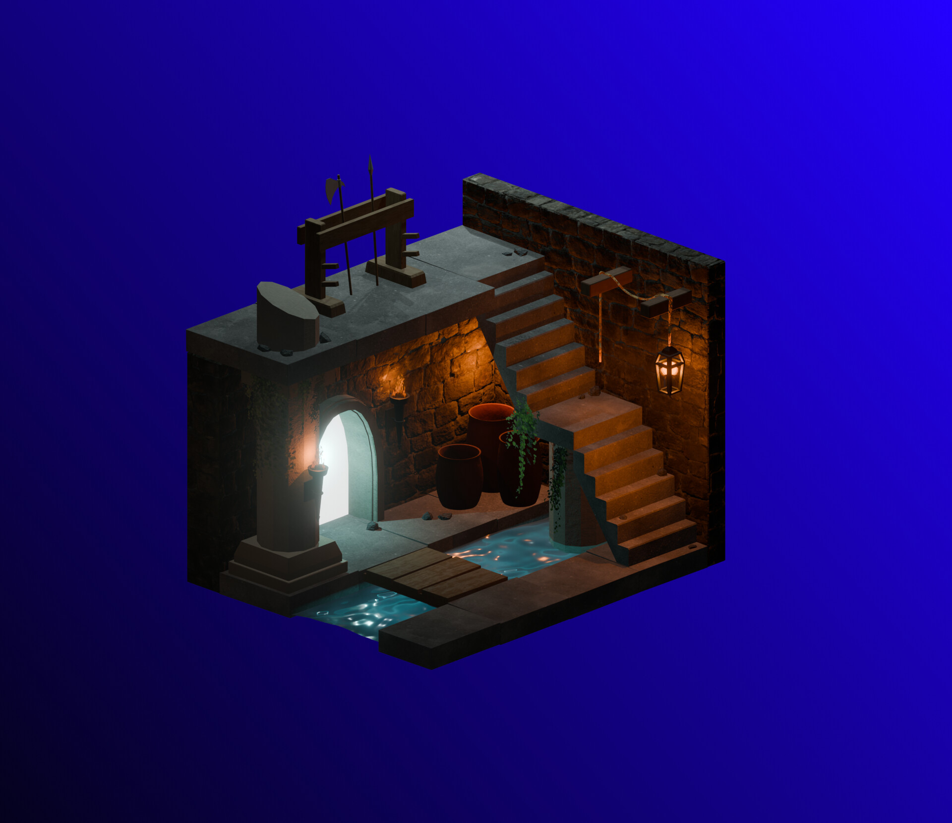 ArtStation - Cool dungeon