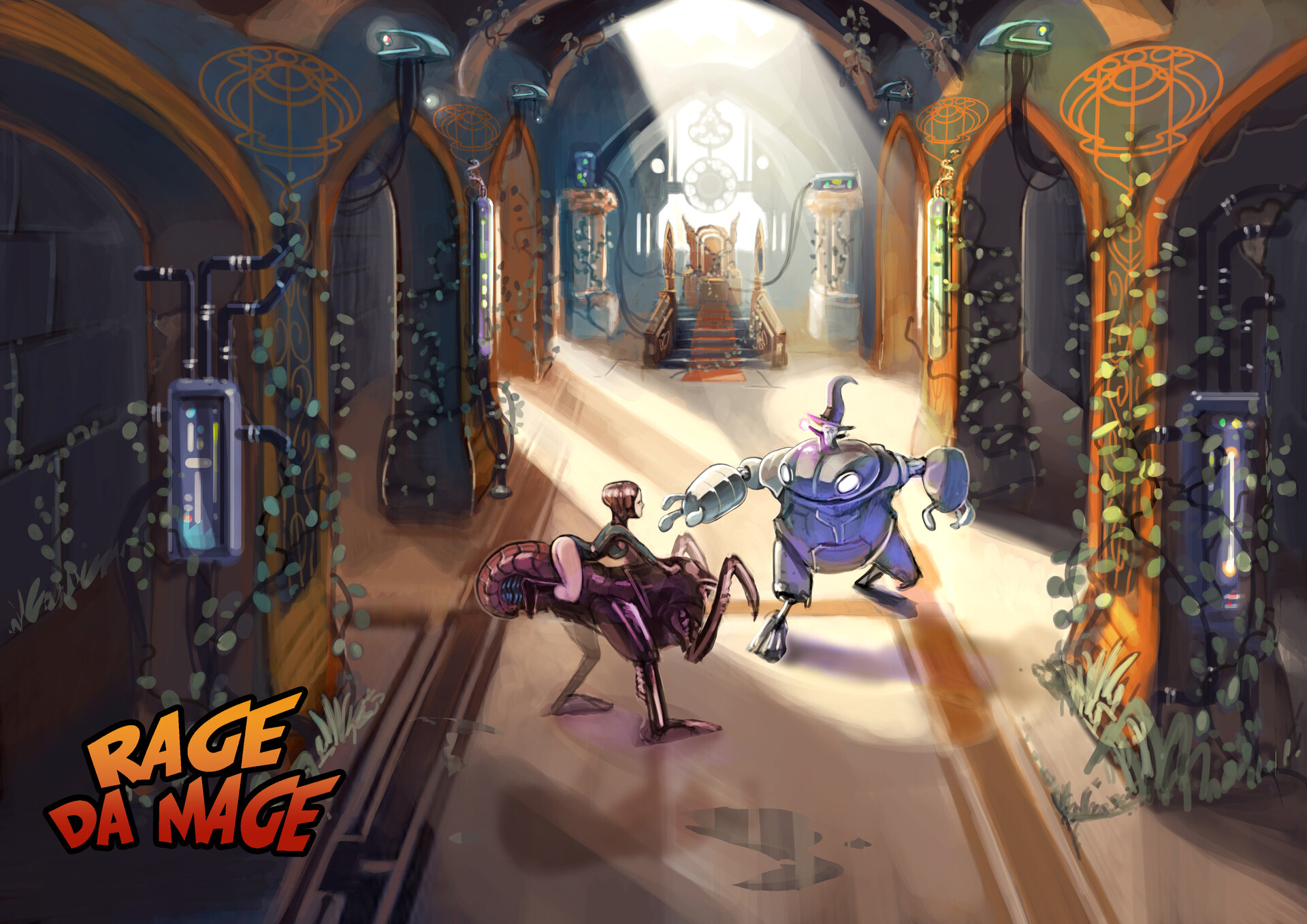 ArtStation - Rage Da-mage, fight arenas