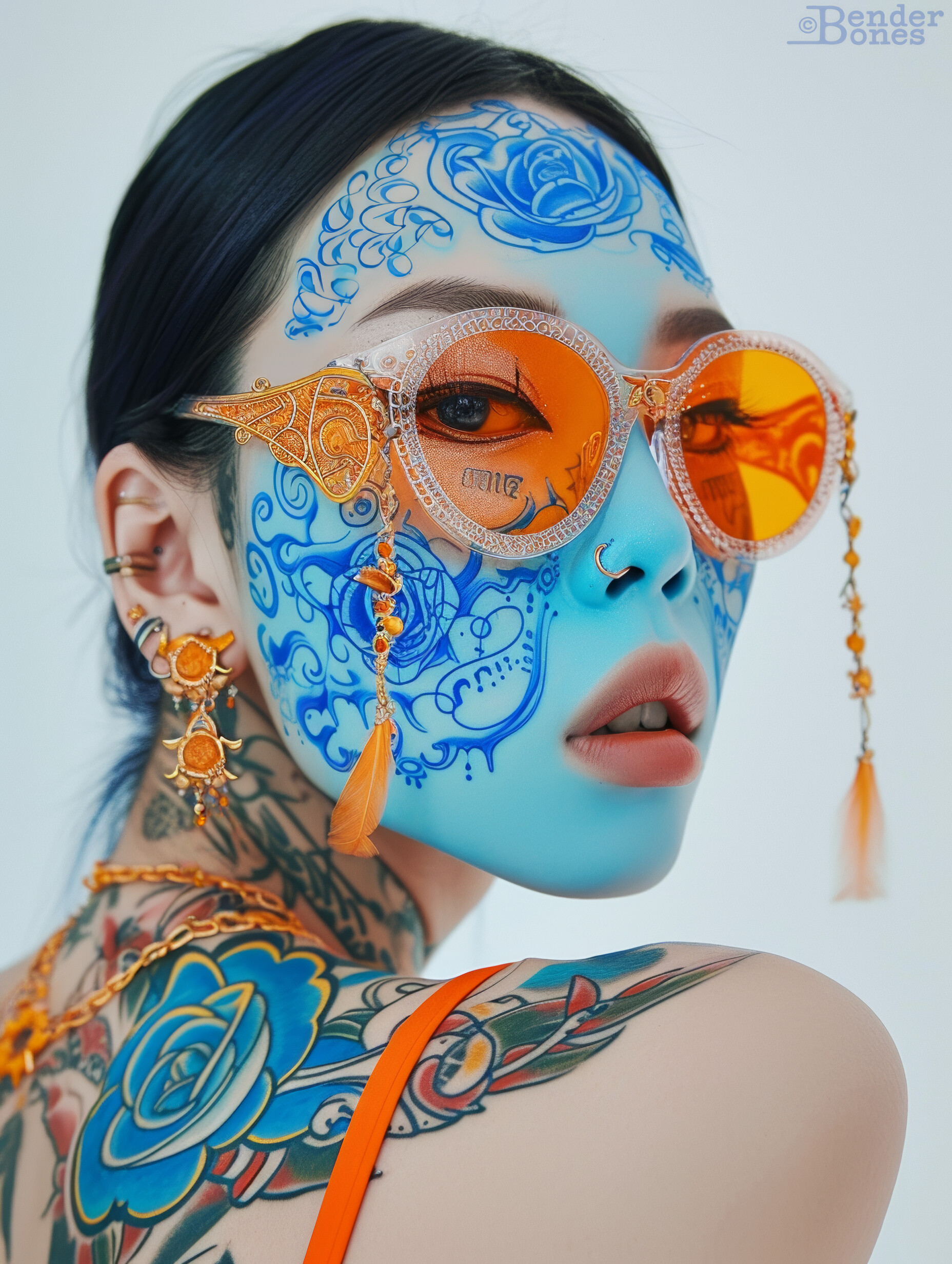 ArtStation - Blue and orange.