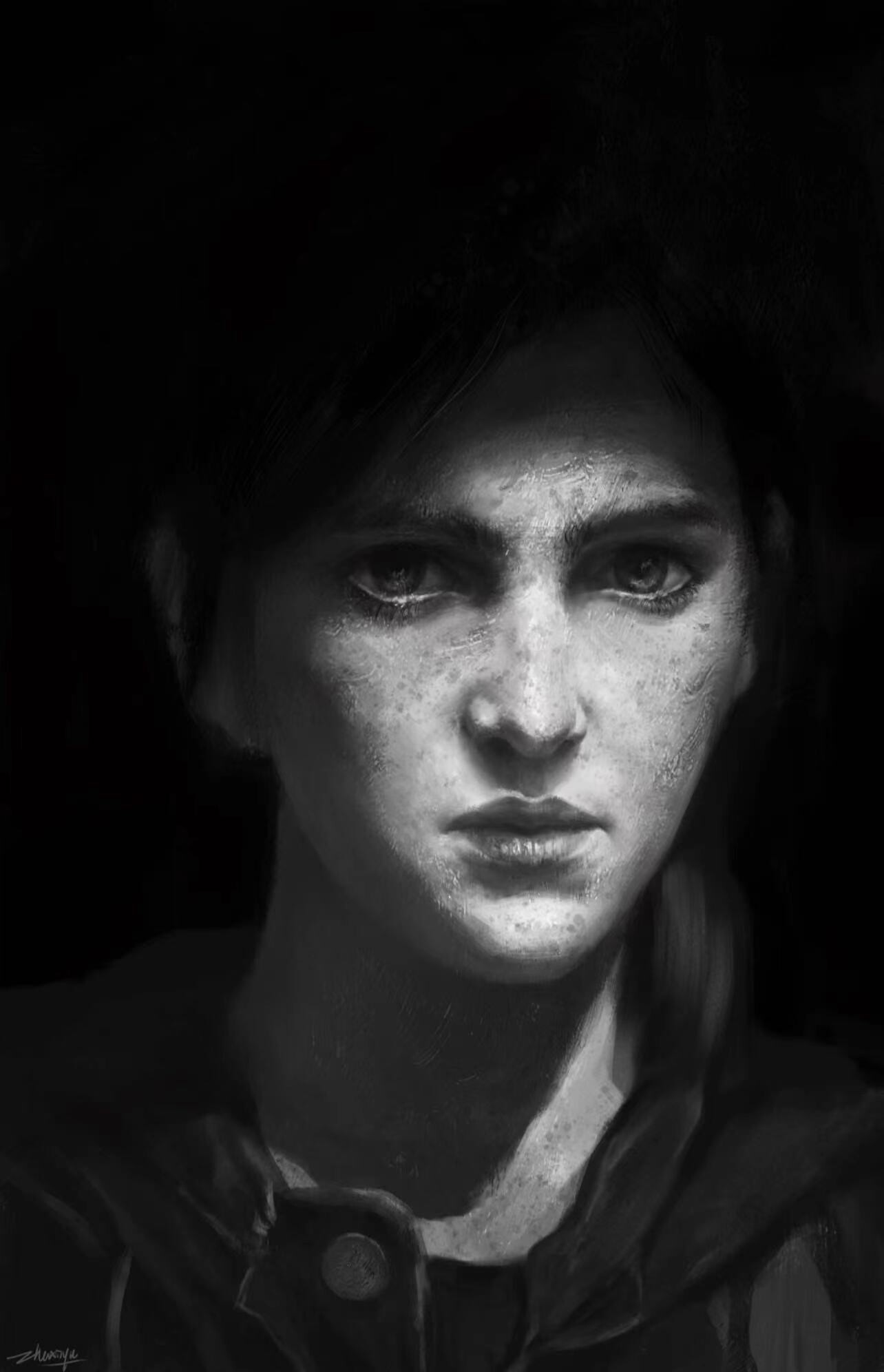 ArtStation - Tlou Ellie Fan Art
