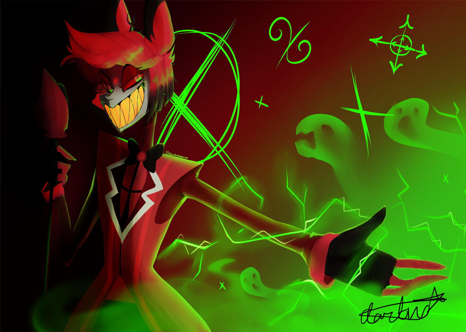 ArtStation - Alastor Hazbin hotel