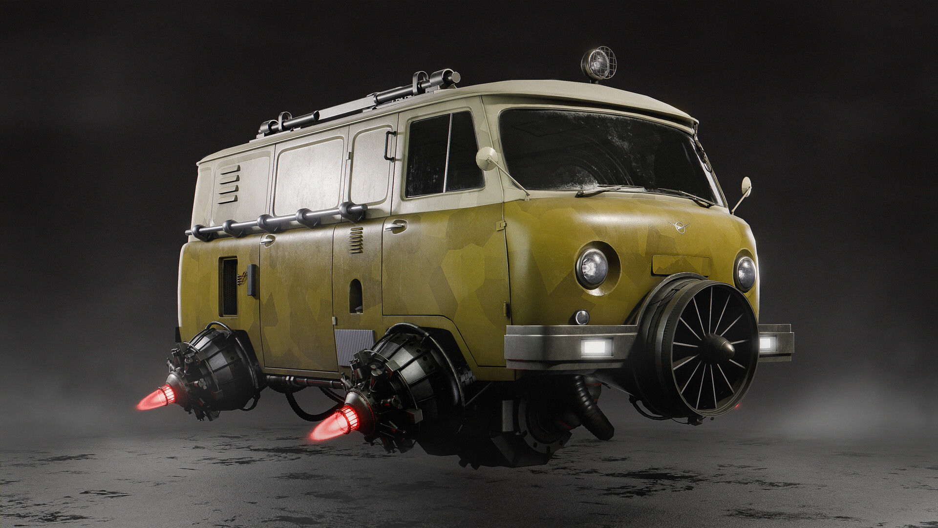 ArtStation - Modified UAZ-452