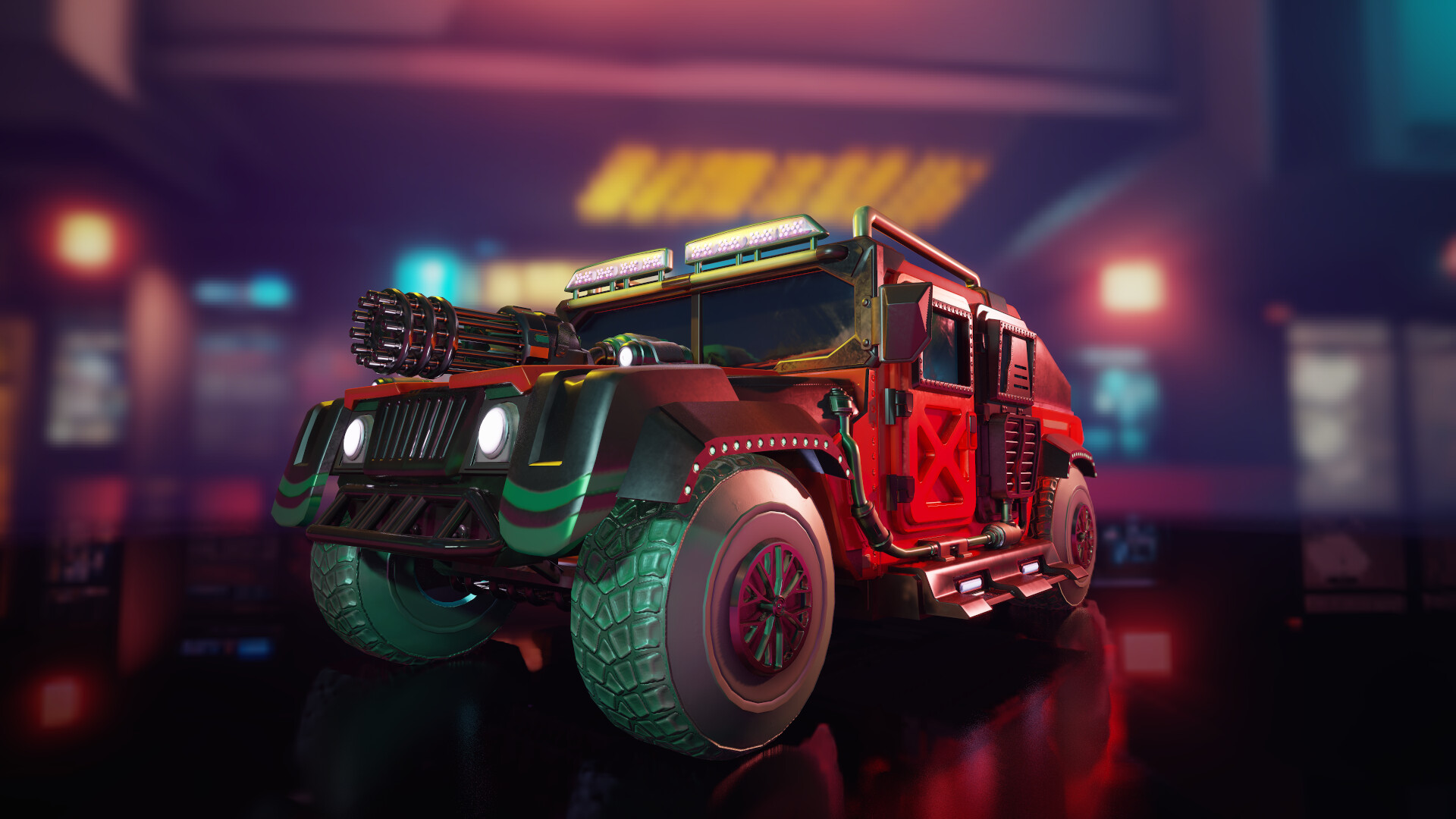 ArtStation - Game car model