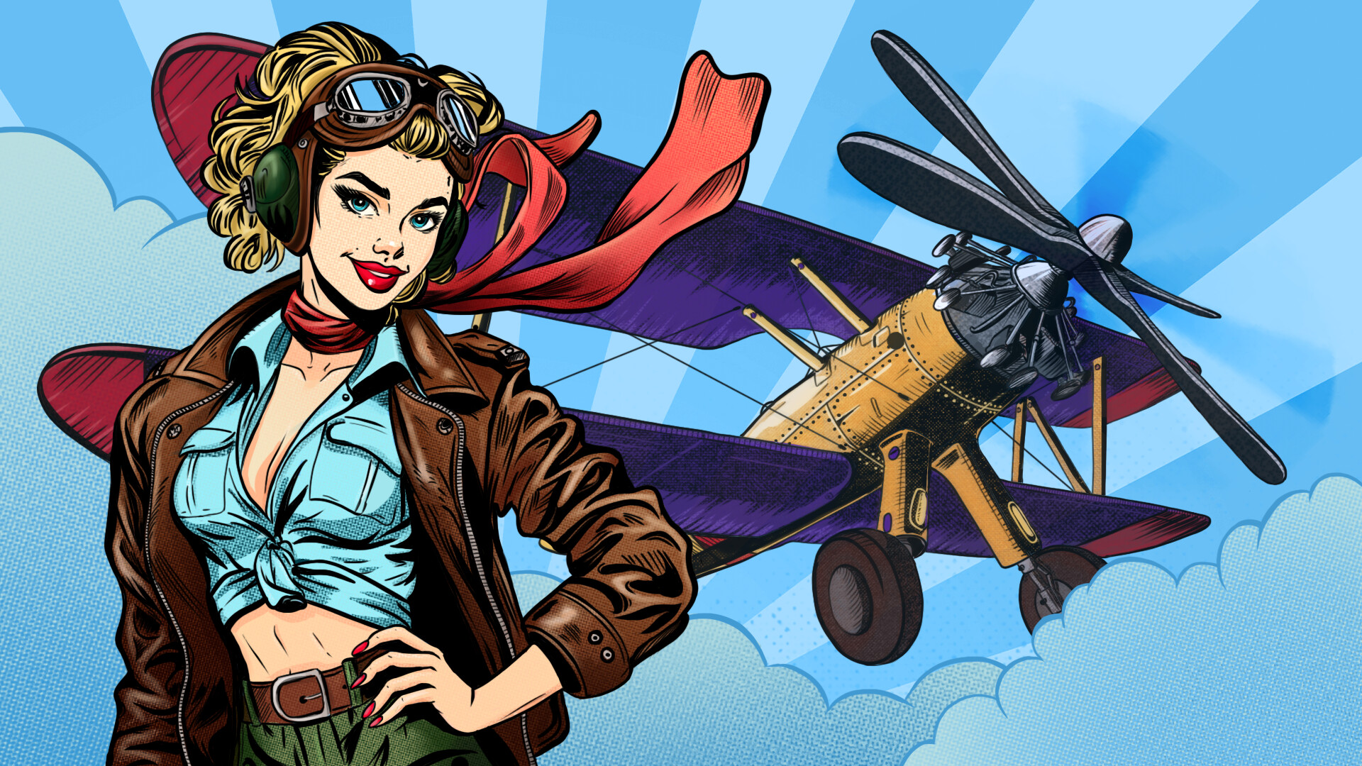 ArtStation - Pilot girl