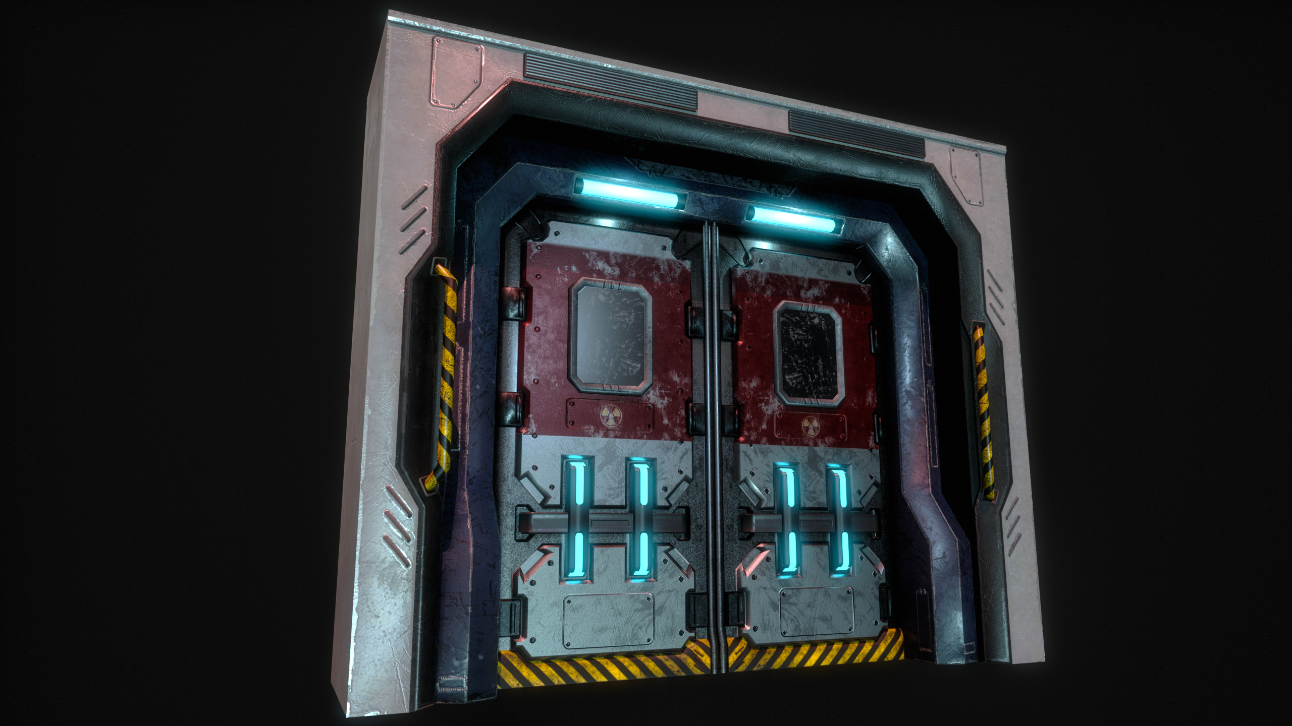 Sci-Fi Door - 3D model by hip184184 [f0899d7] - Sketchfab